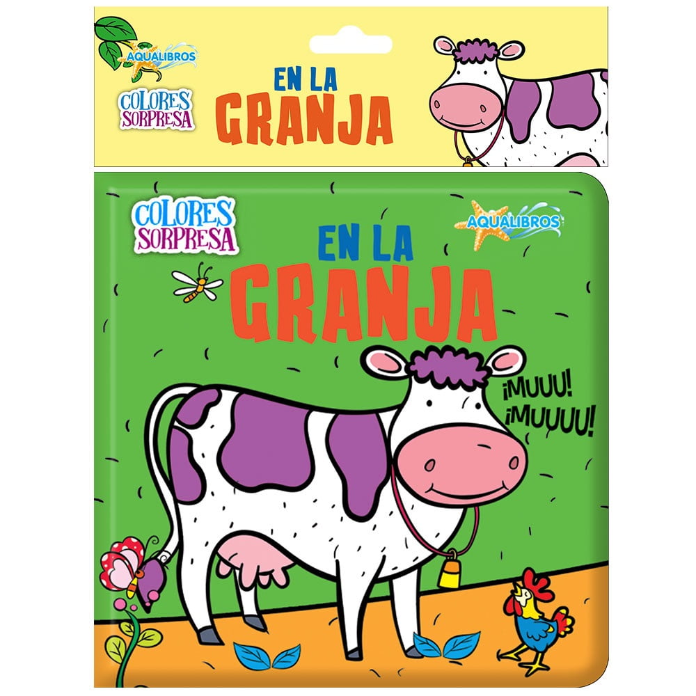 Libro Colores Sorpresa - En La Granja /: 10 Páginas De Pvc, De 15 X 15 ...