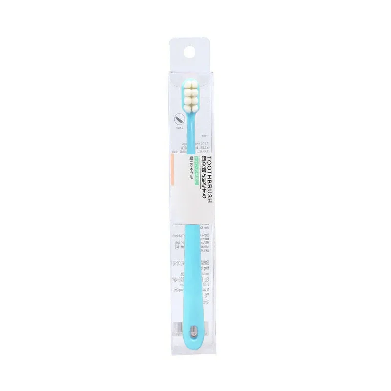Super Soft Bristle Toothbrush Ultra-fine Wave Plush Toothbrush 8-Hole ...
