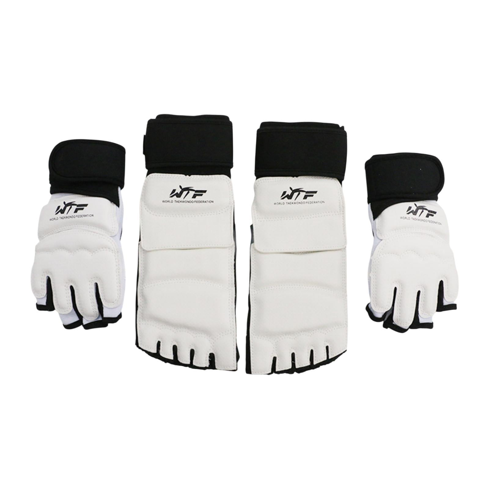 Taekwondo manual y protector de pies, guantes de Karate Guardia de ...