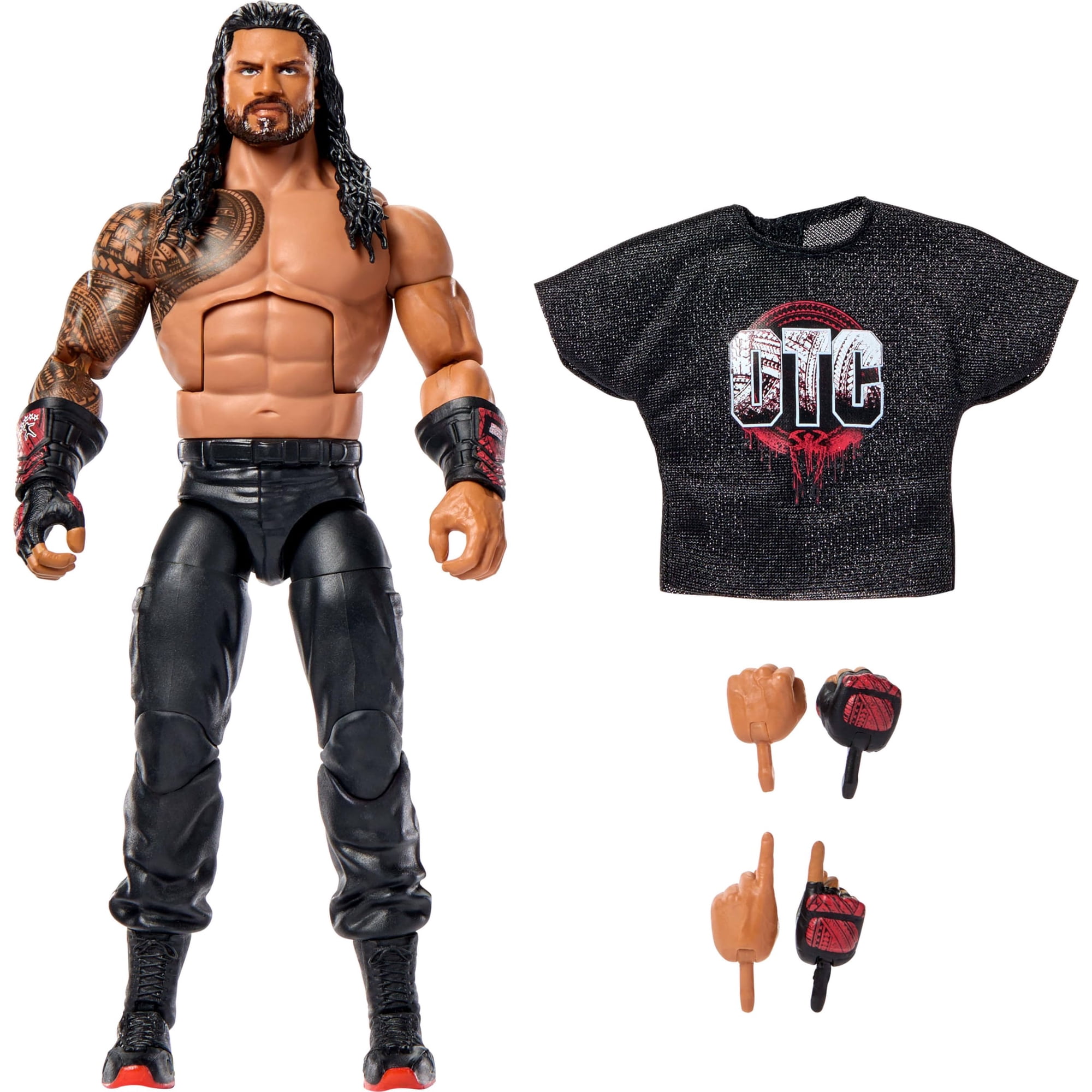 Figura de Acción Mattel WWE Roman Reigns 15 cm 25 Articulaciones | Lider