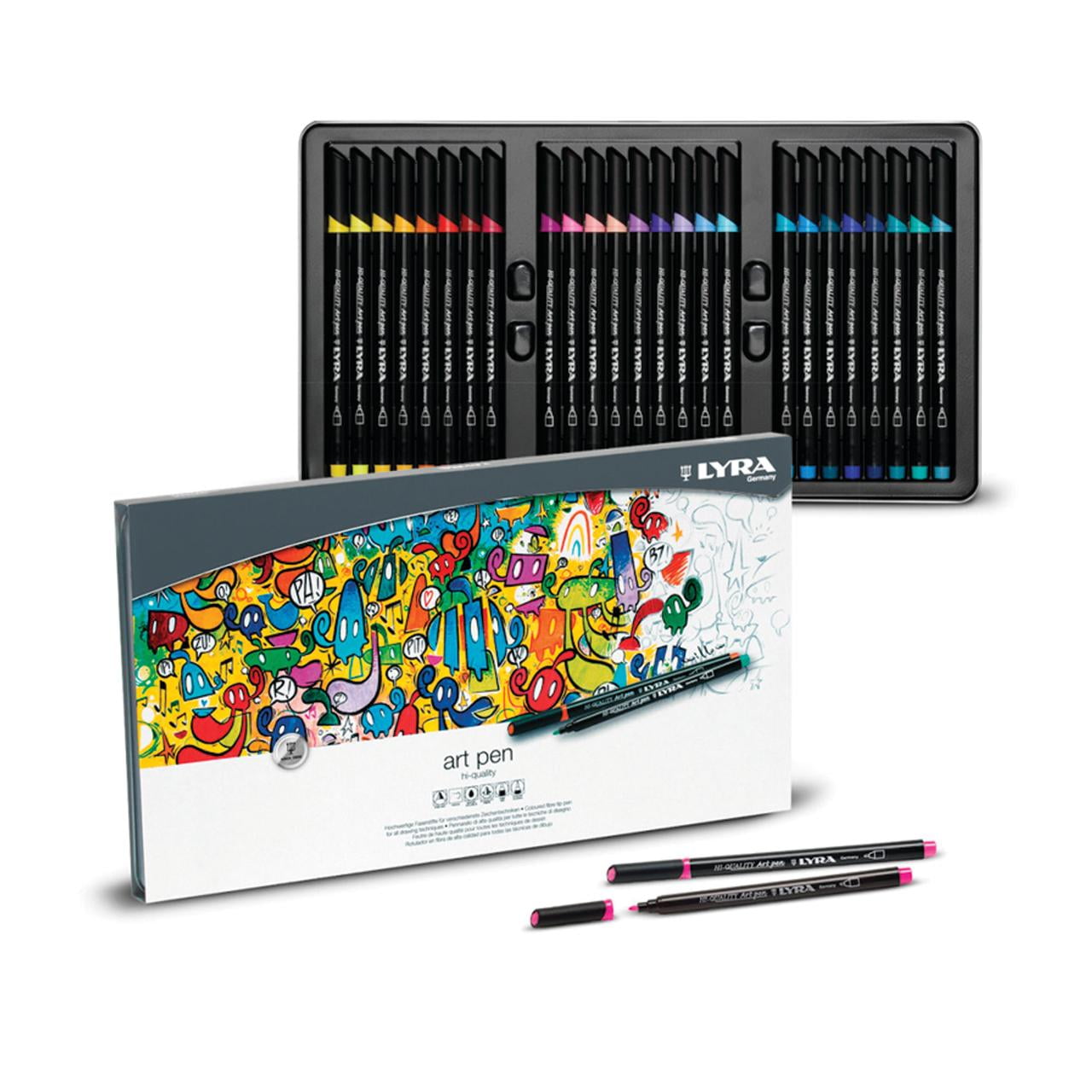 Marcadores Lyra Art Pen Set de 30 Colores | Lider