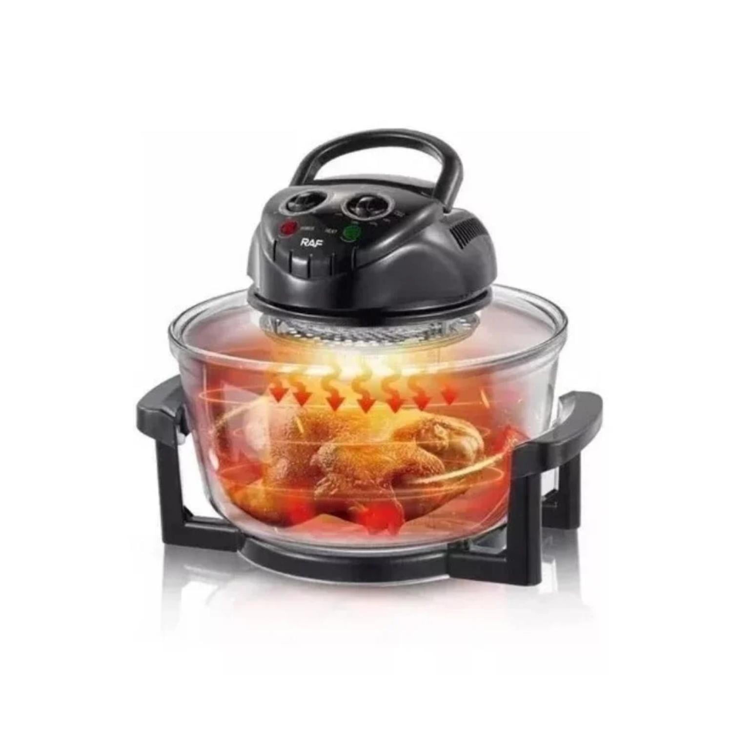 Freidora De Aire Air Fryer Halogena De Vidrio 12L R5302 Raf | Lider