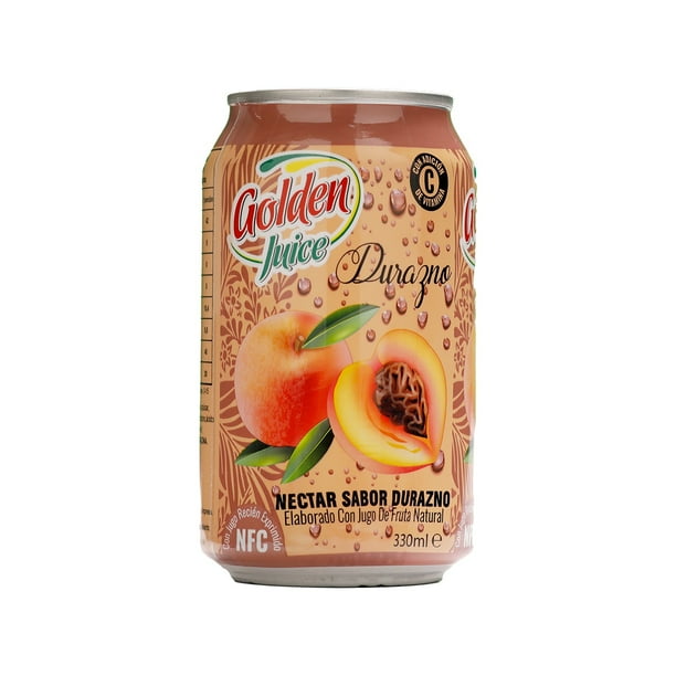 Pack 24 Unidades Golden Juice Nectar Sabor Durazno 330ml | Lider