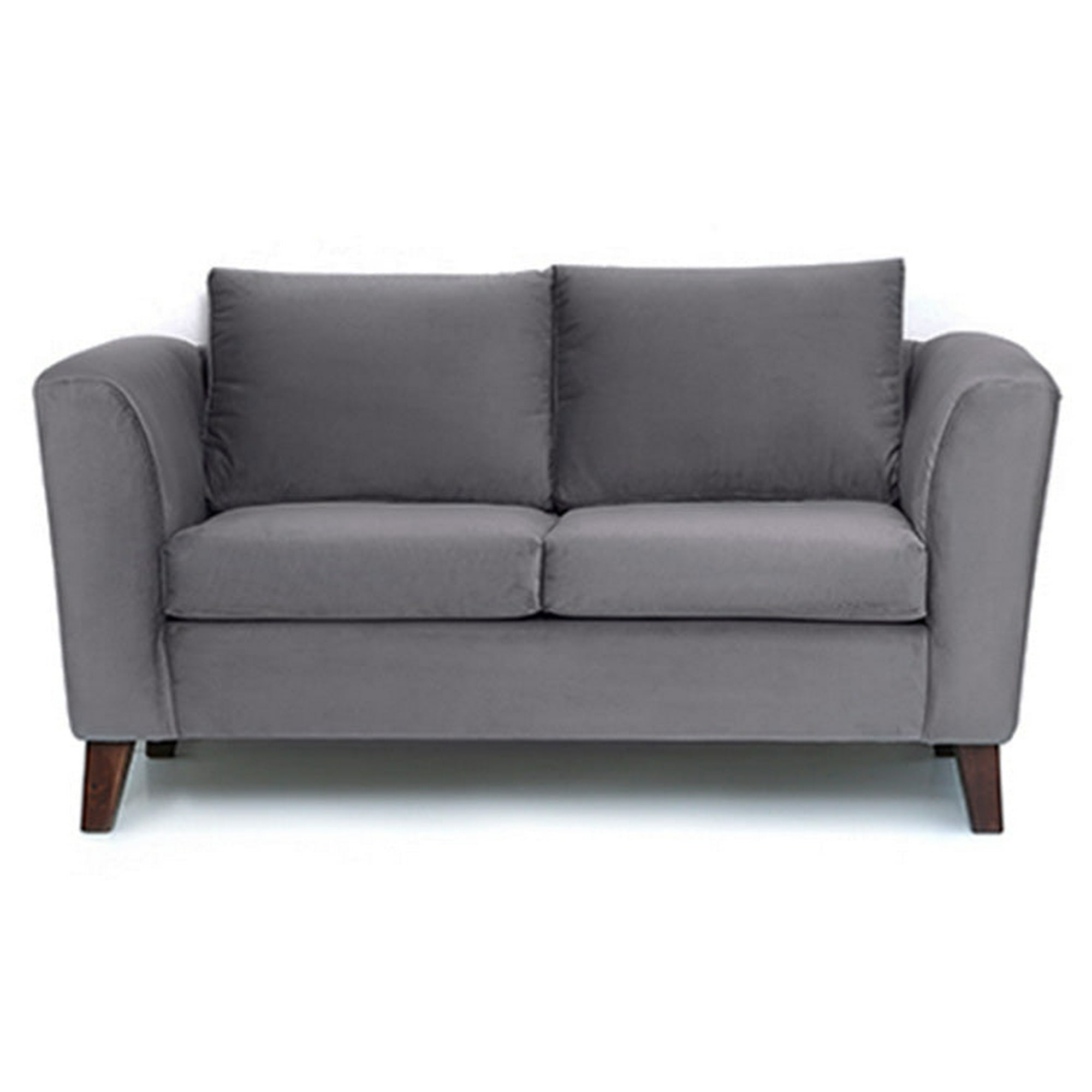 Sofá Ema 2C Felpa Gris | Lider