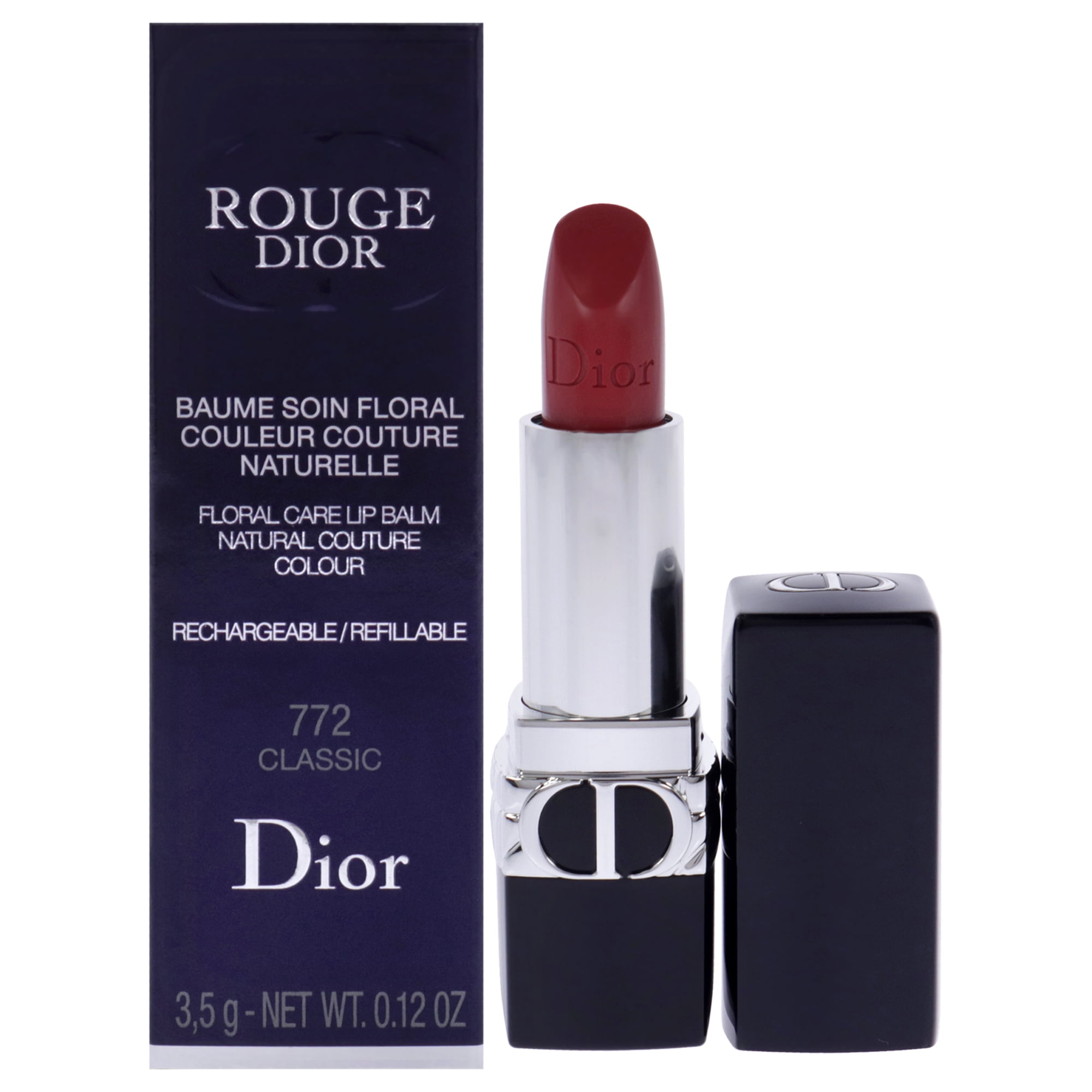 Bálsamo Labial Satinado Rouge Dior Floral Care - 772 Classic De Para ...