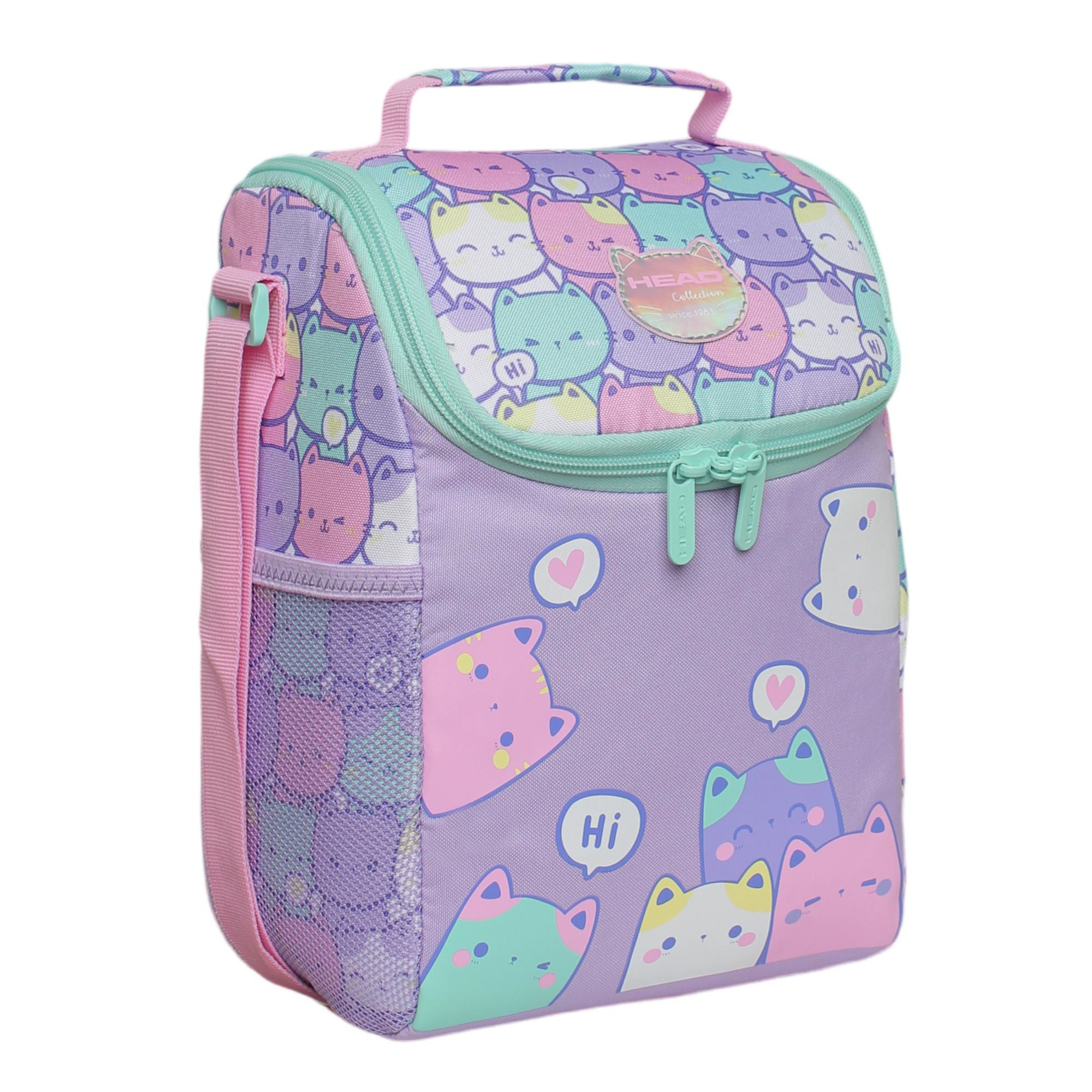 Lonchera Infantil Mujer Greenland New Gatos Pastel Head | Lider