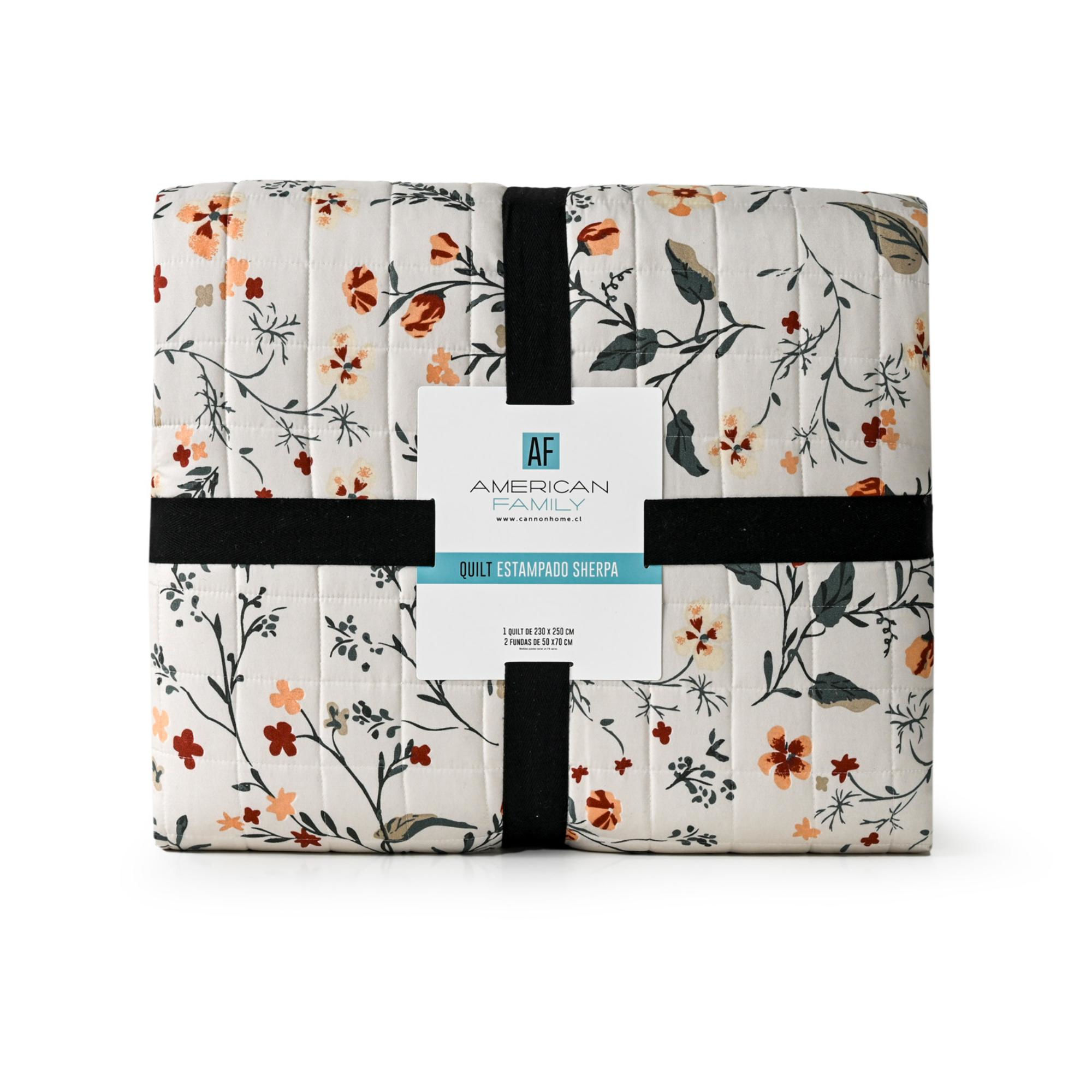 Quilt Sherpa King Microfibra Sarah | Lider