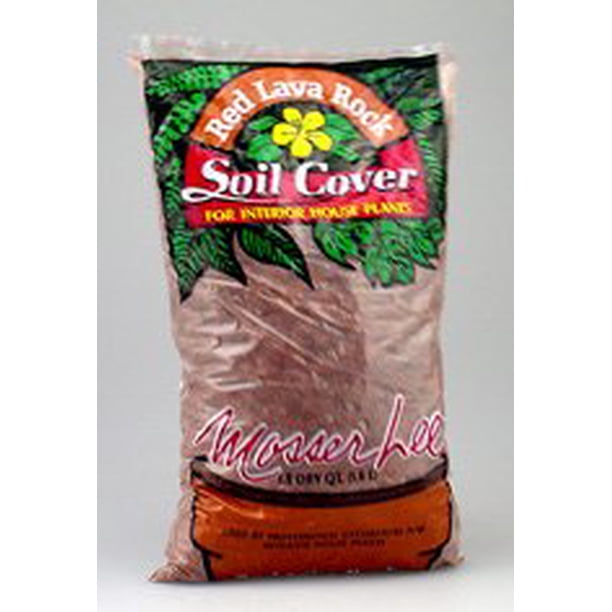 Cubierta de suelo Mosser Lee Red Lava Rock para jardinería | Lider