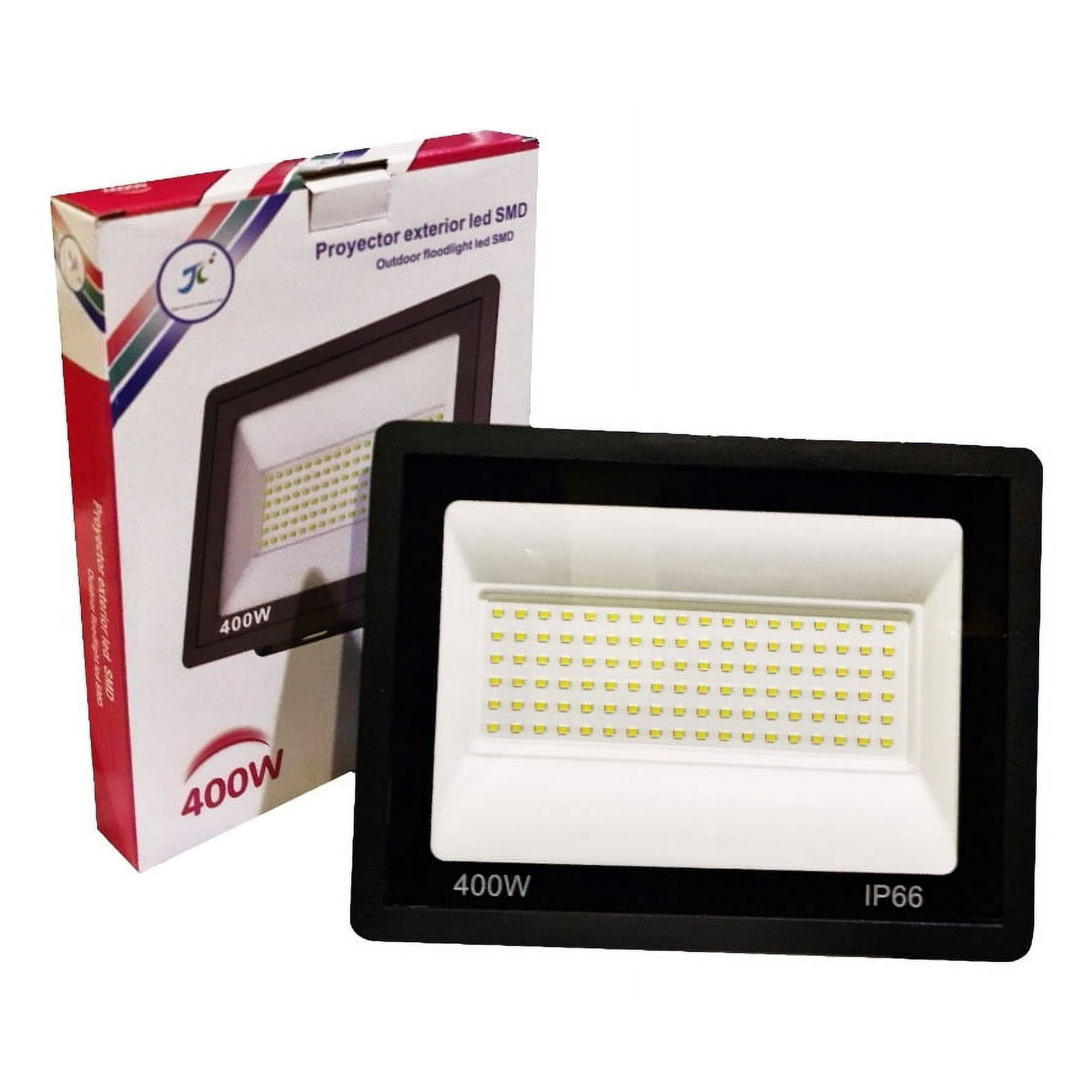 Foco Proyector Plano Led Reflector Multiled 400w Exterior | Lider