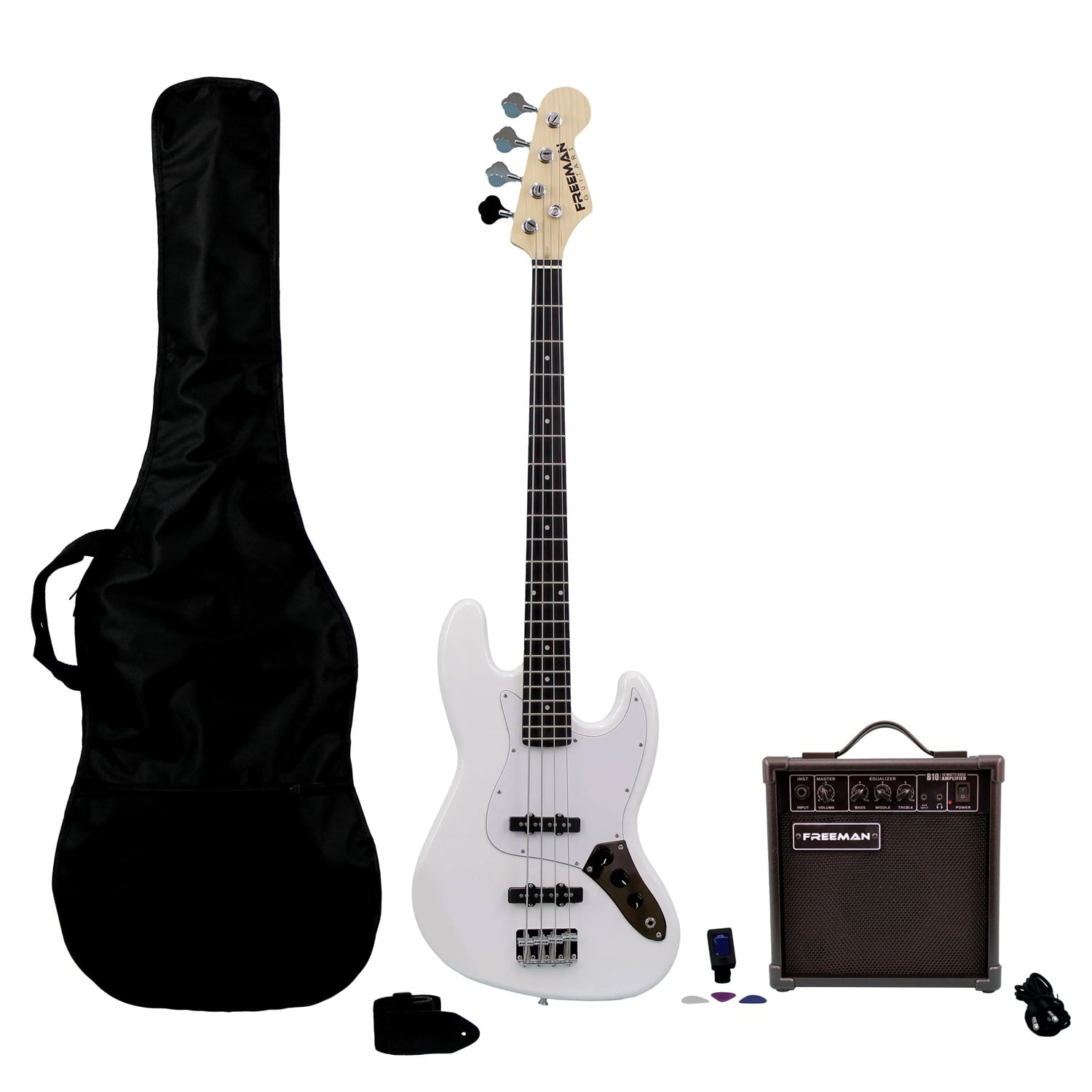 Pack de bajo Freeman Rock Starter WH | Lider