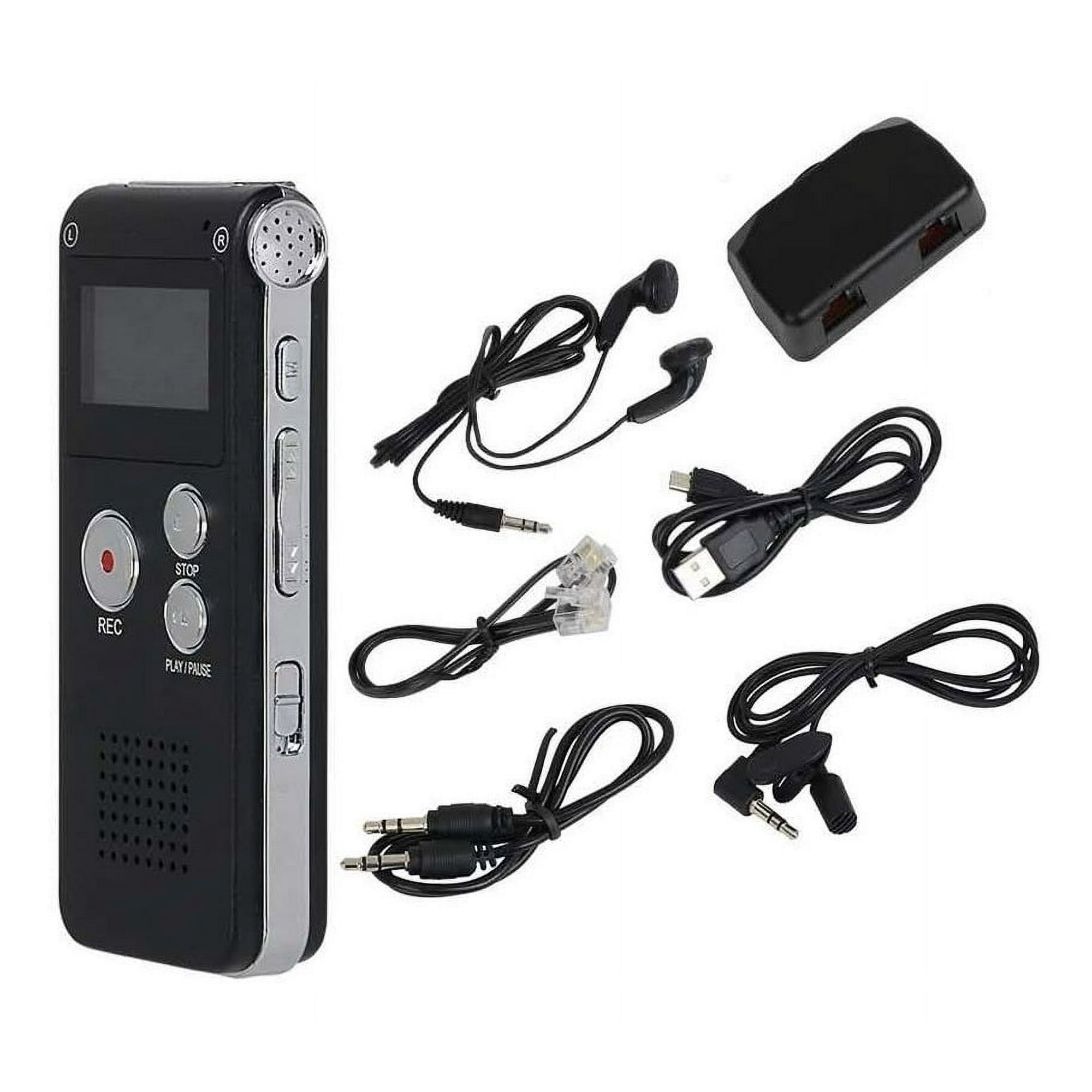 Grabador De Voz Digital Portátil Portátil 8gb Mp3 / 240029 | Lider