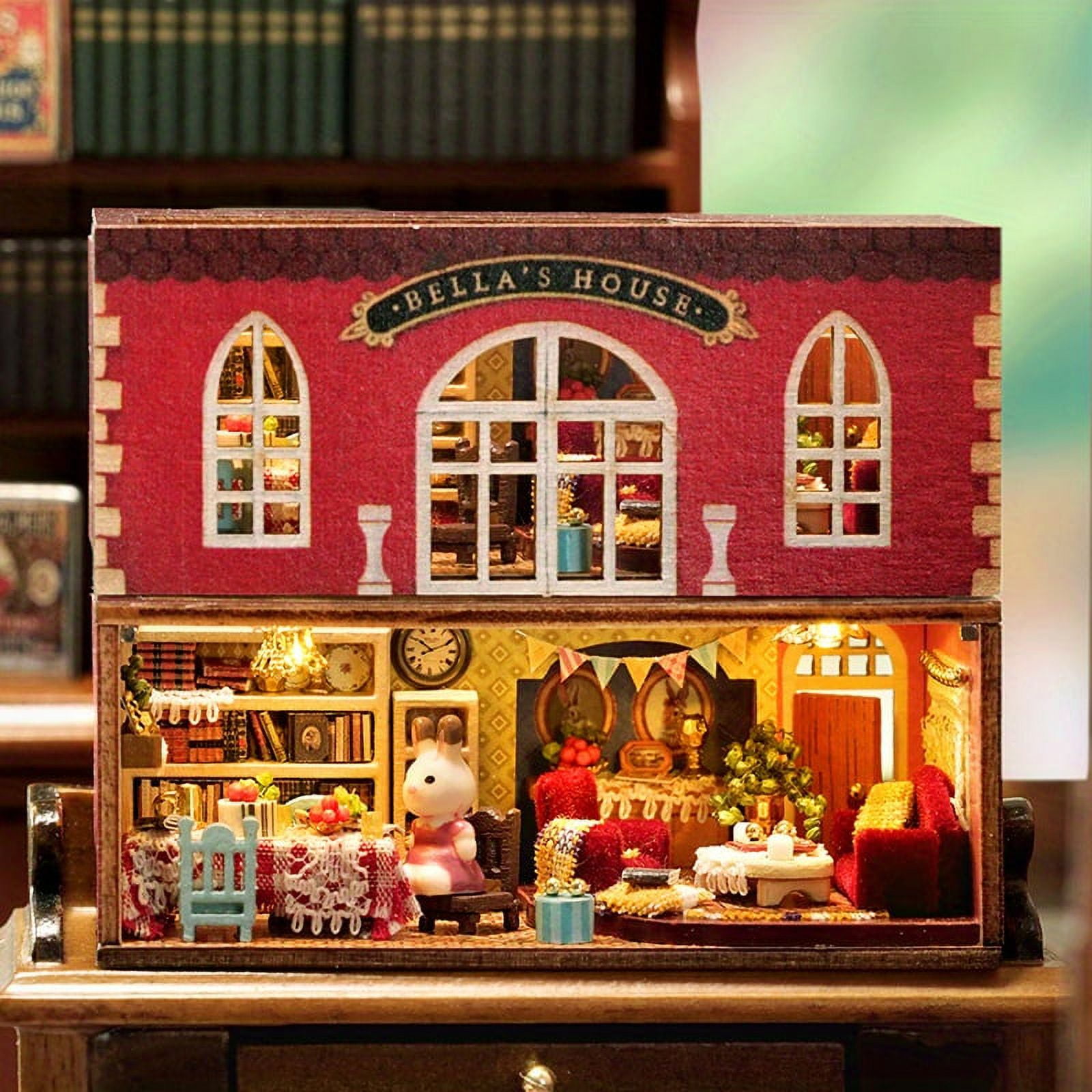 Splicing DIY Small House Series Building Blocks Town Handmade Assembly ...