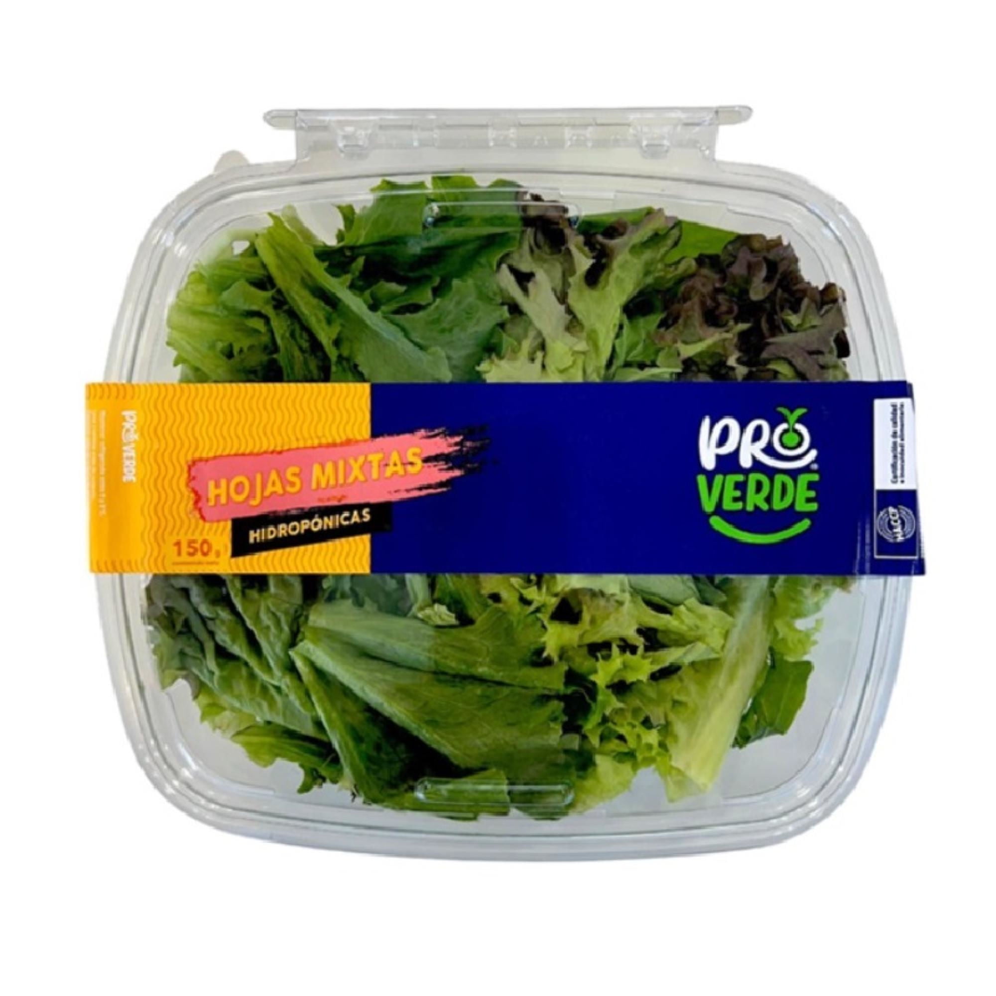Ensalada Hojas Mixtas Pote, 150 g | Lider