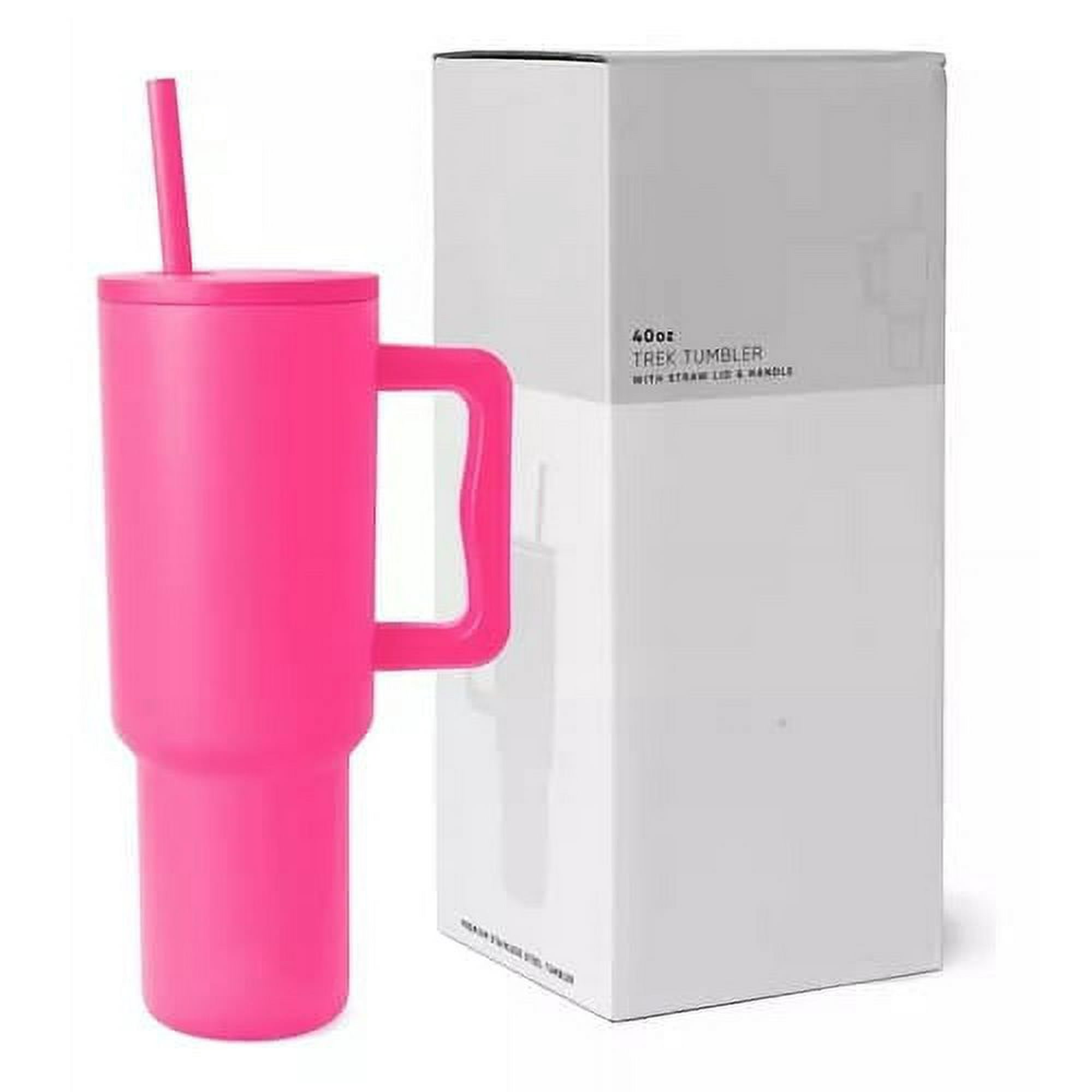 Vaso Termico Mug Asa Doble Pared 1,2l Inoxidable Frio Calor FUCSIA | Lider