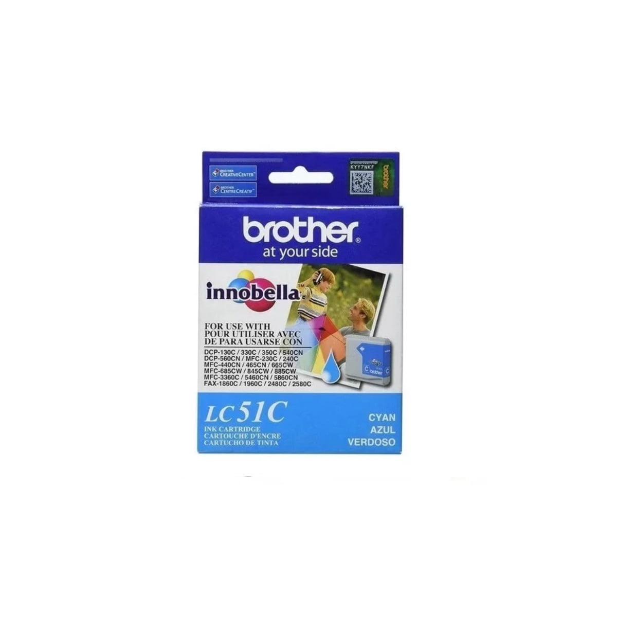 Cartucho Brother LC51 Cyan Original | Lider