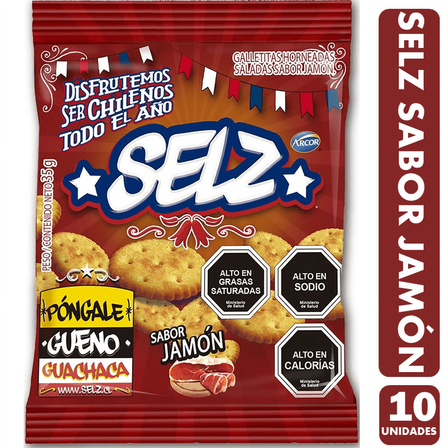 Selz Sabor Jamón - Especial Colación (Pack De 10 Unidades) | Lider