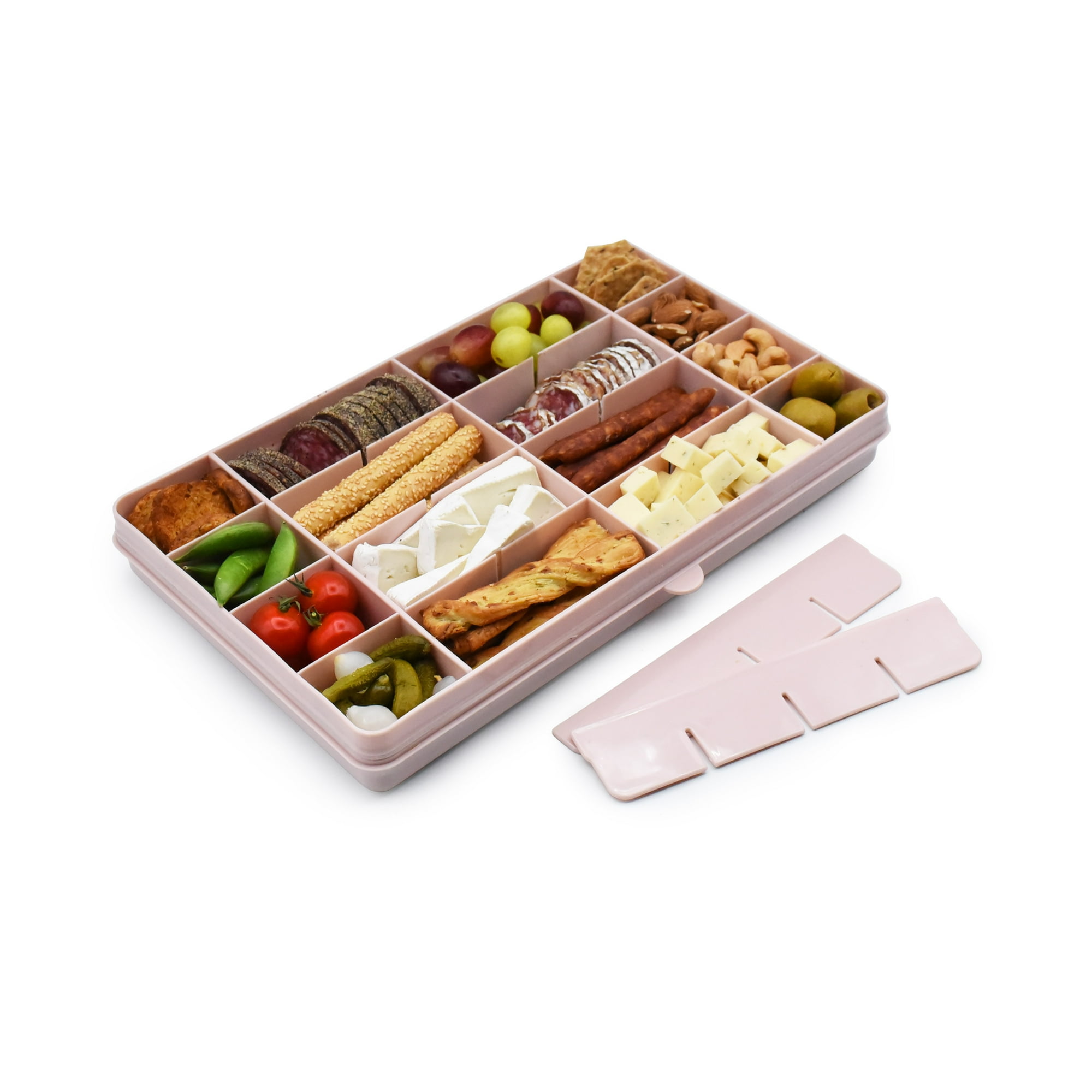 Caja Contenedora XL Para Snacks Rosado | Lider