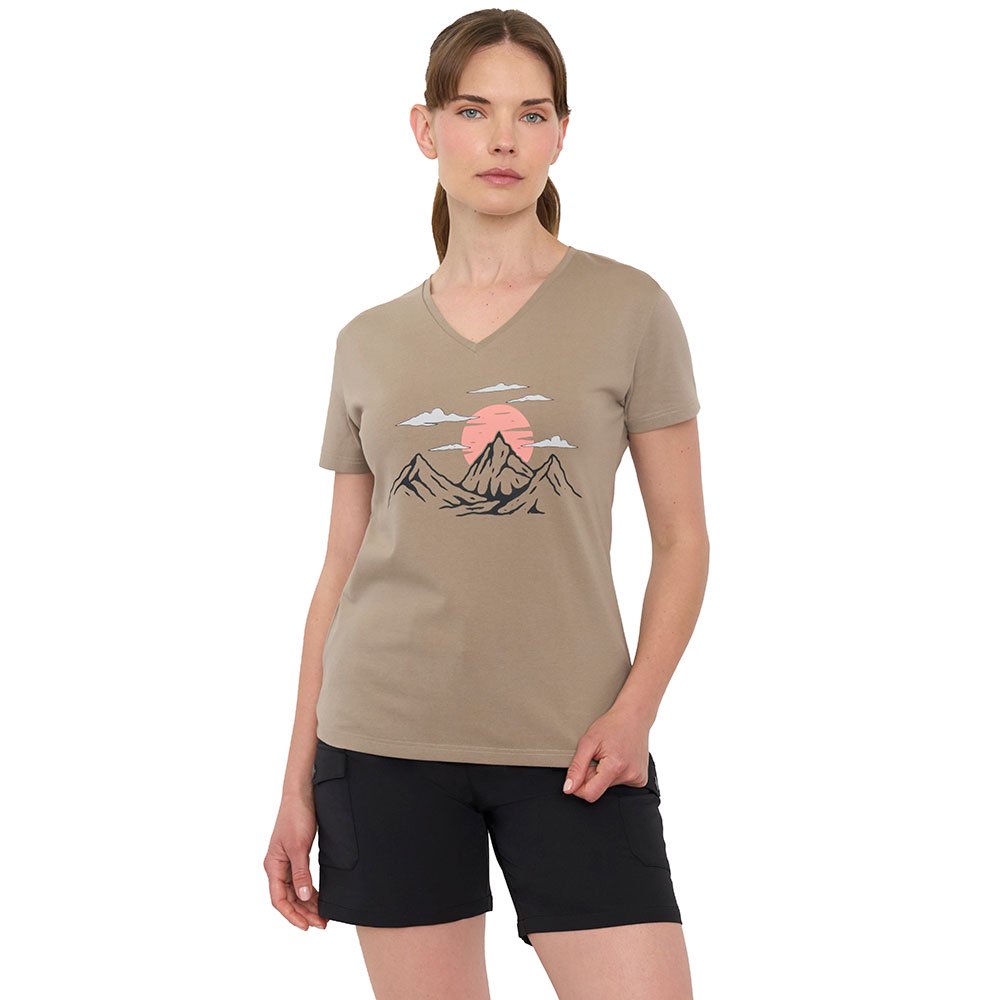 Polera Outdoor Mujer Fun Taupe Corona | Lider