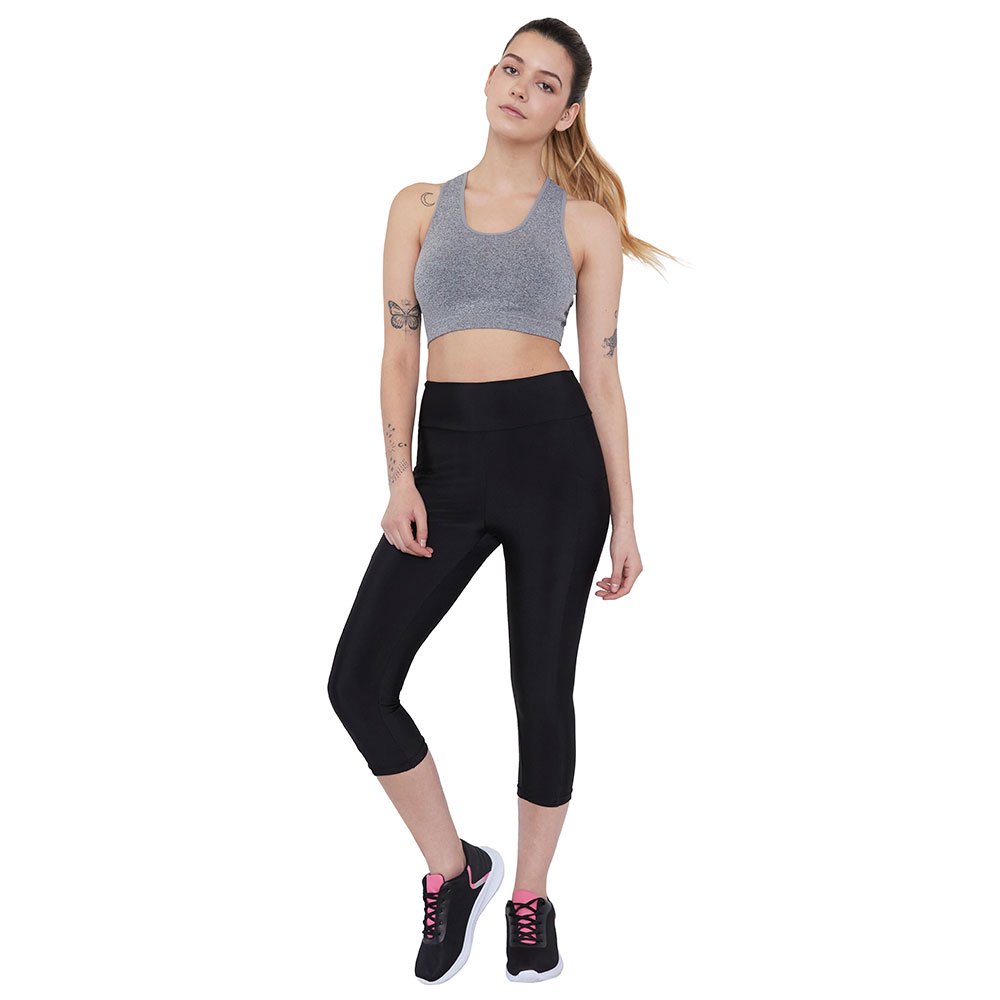 Calza Deportiva Mujer Crop 1 Color Negro Corona | Lider