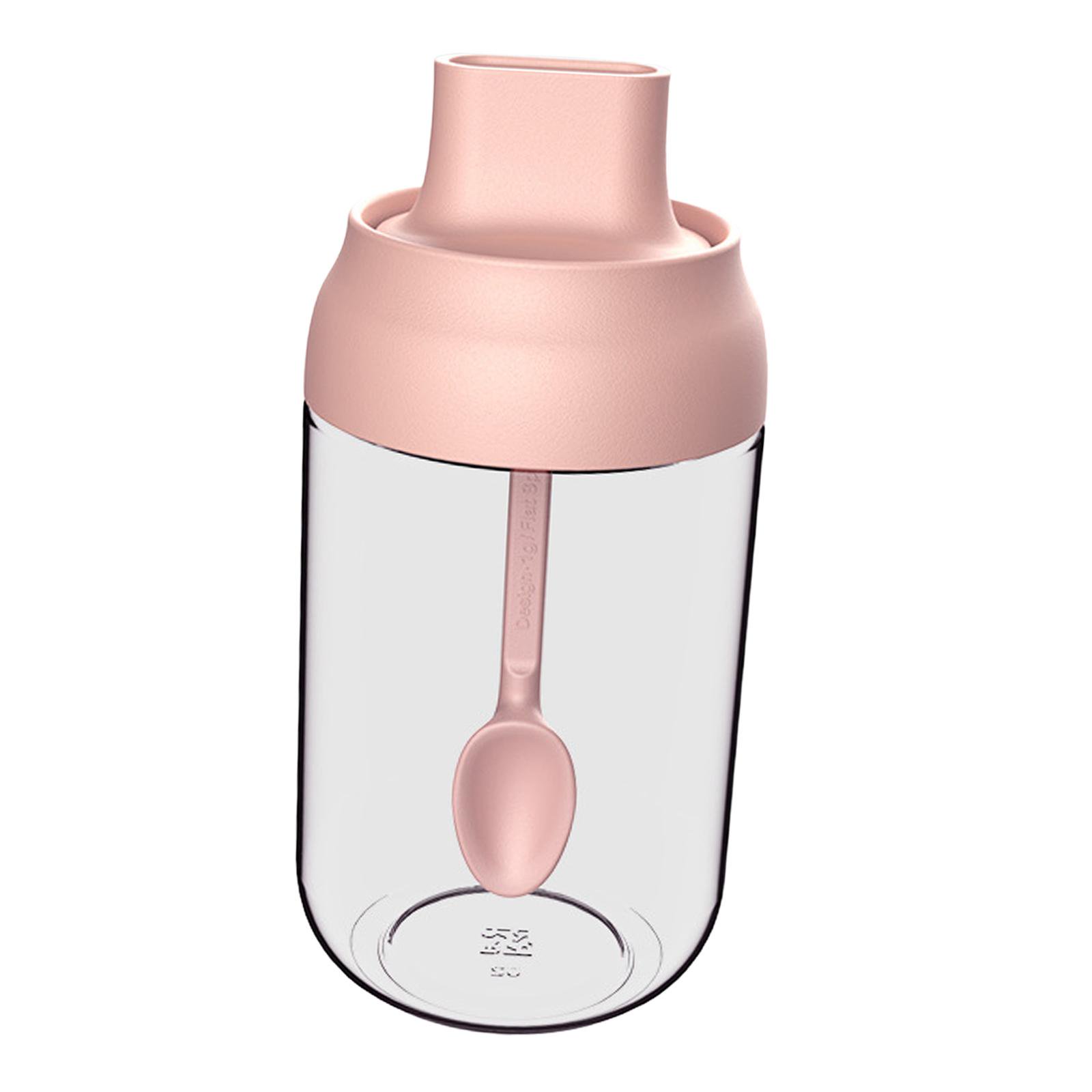 Especiero Con Cucharas Azucareros 250ml Dispensador De Sal Para Restaurante Rosa | Lider