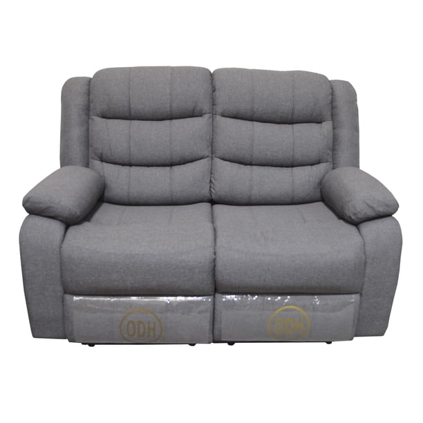 Sofá ODH Reclinable 2 Cuerpos New Italia Lino Grafito | Lider