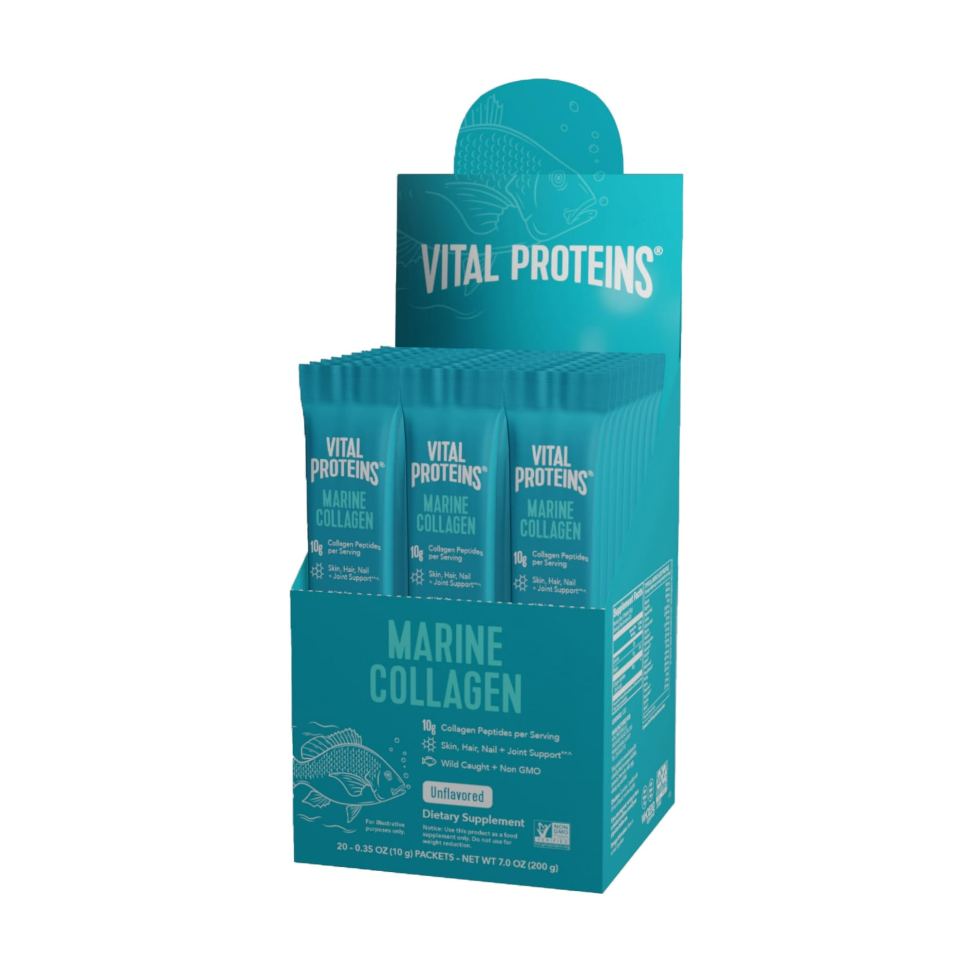 Paquetes en barra de colágeno marino Supplements Vital Proteins de 10 g ...
