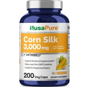 Suplemento De Extracto De Seda De Maíz Nusapure 3000 Mg 200