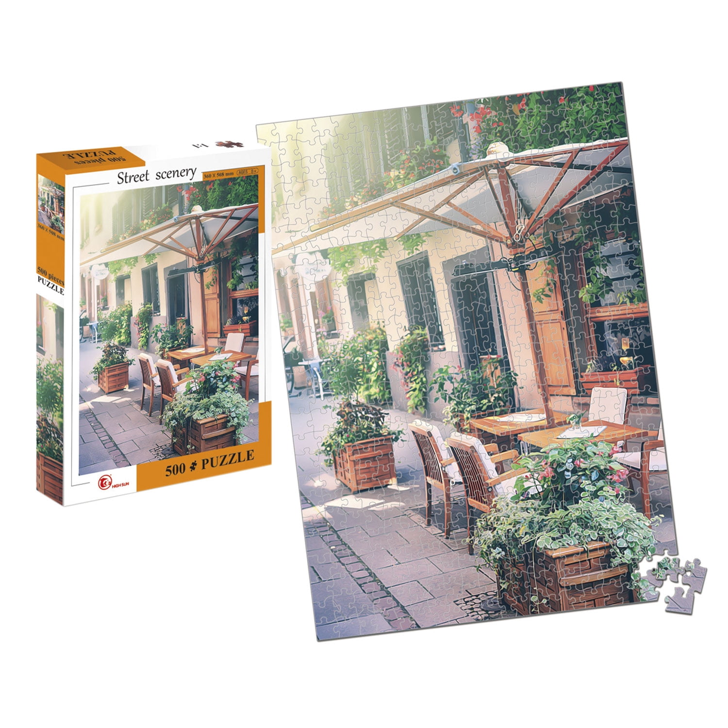 Puzzle 500 Piezas Paisajes de Calles Nobel Gift | Lider