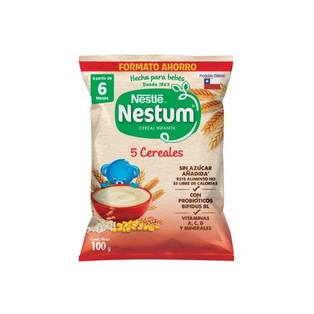Cereal Infantil 5 Cereales, 100 g | Lider