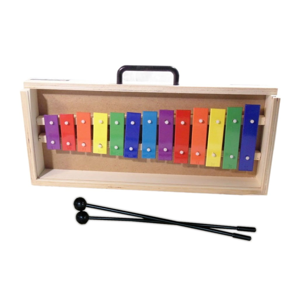 Metalófono 13 Notas Color en de Caja Madera | Lider