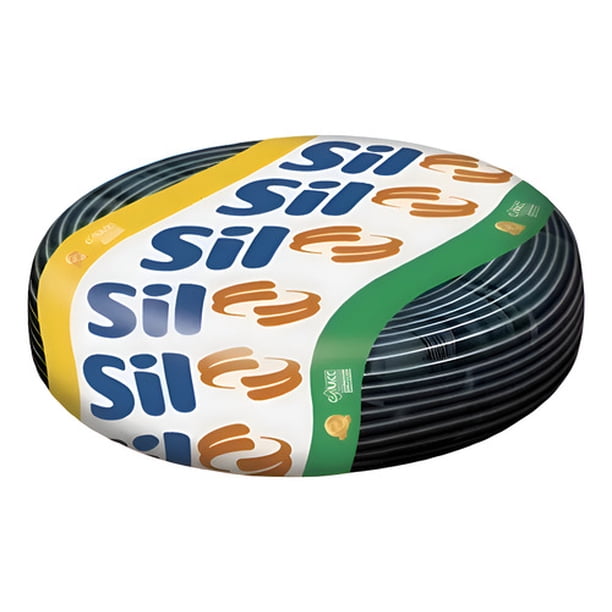 Cable Cordón Eléctrico Sil Flexible 2x1mm2 100m Negro Sec | Lider