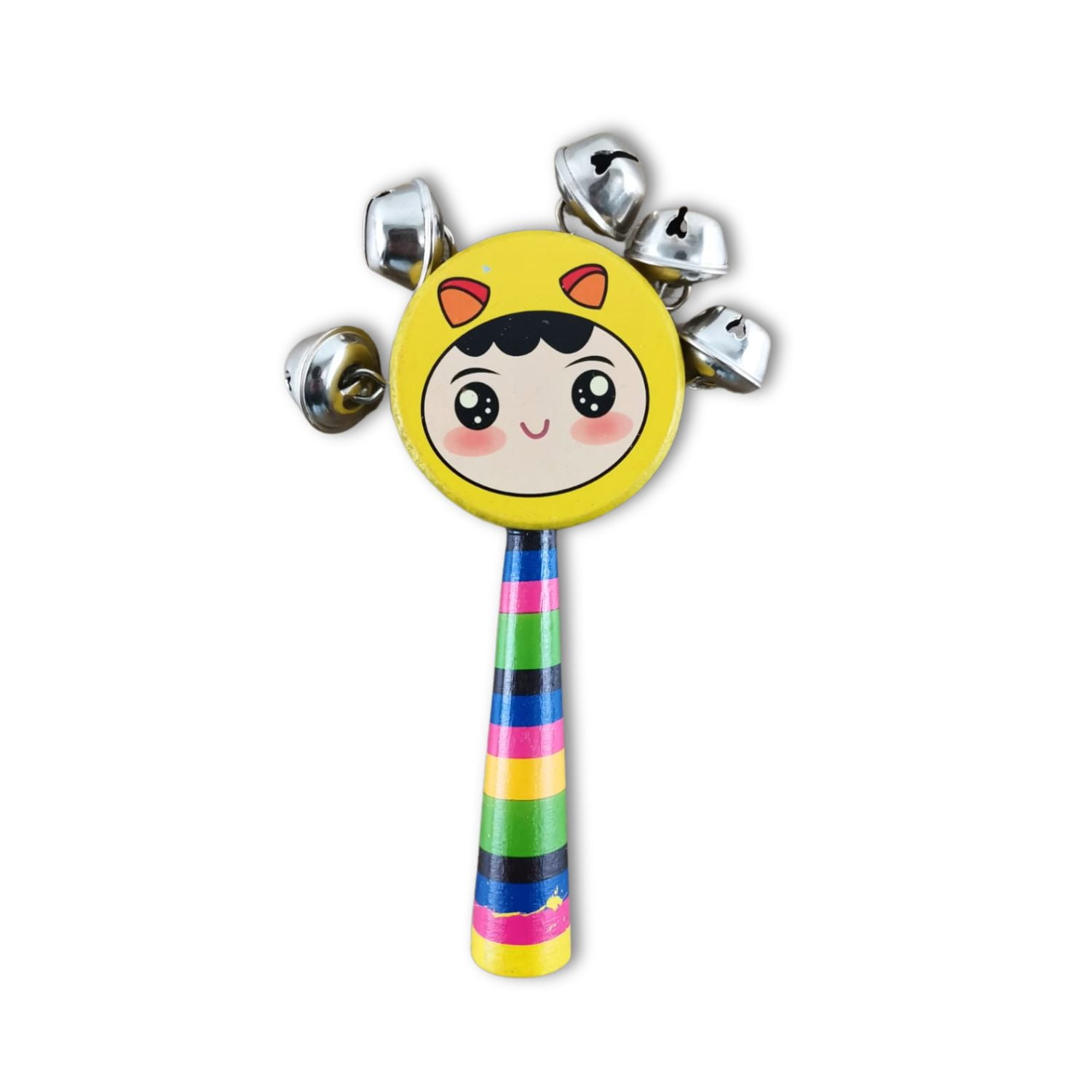 Cascabel Sonajero de Madera Instrumento Juguete para Niños | Lider