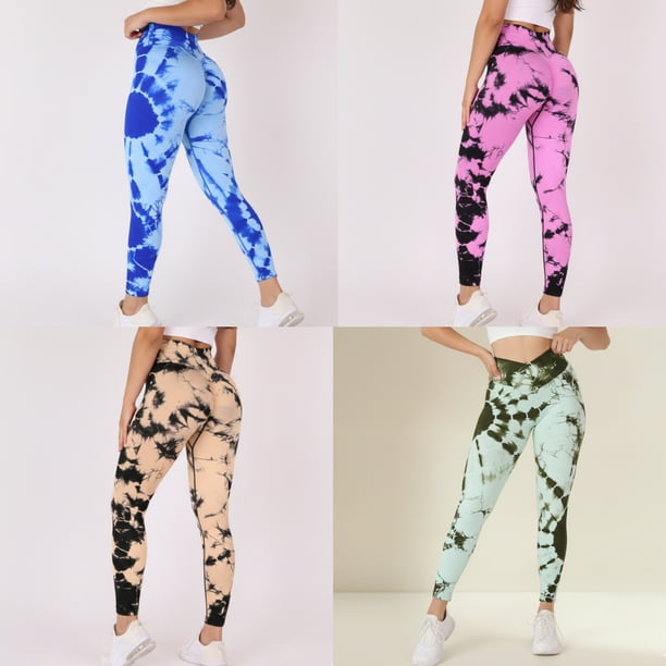 Pack 4 Leggings Deportivos Push Up Mujer Sin Costura | Lider