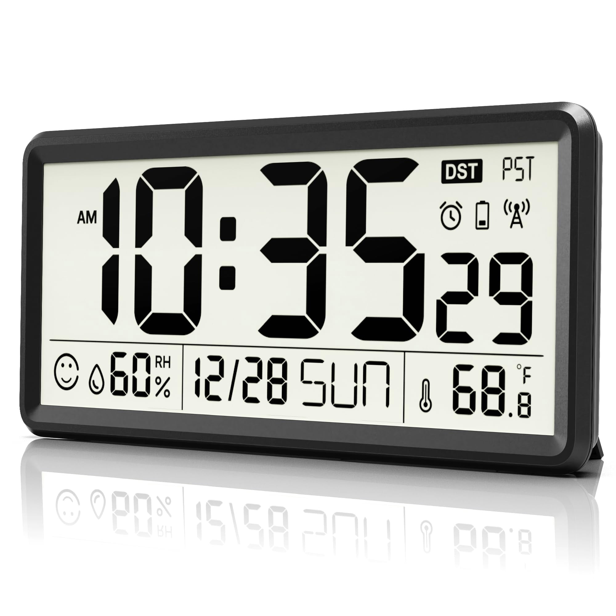 Reloj de pared digital EASYERA de 15'' con temperatura y humedad | Lider
