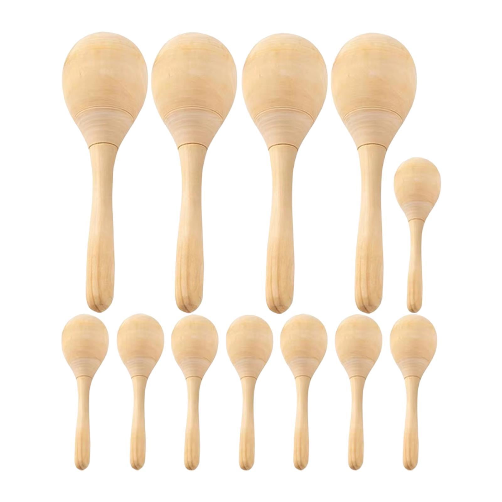 Maracas De Madera Pintadas A Mano Para Hacer Tú Mismo, Para Regalar En ...