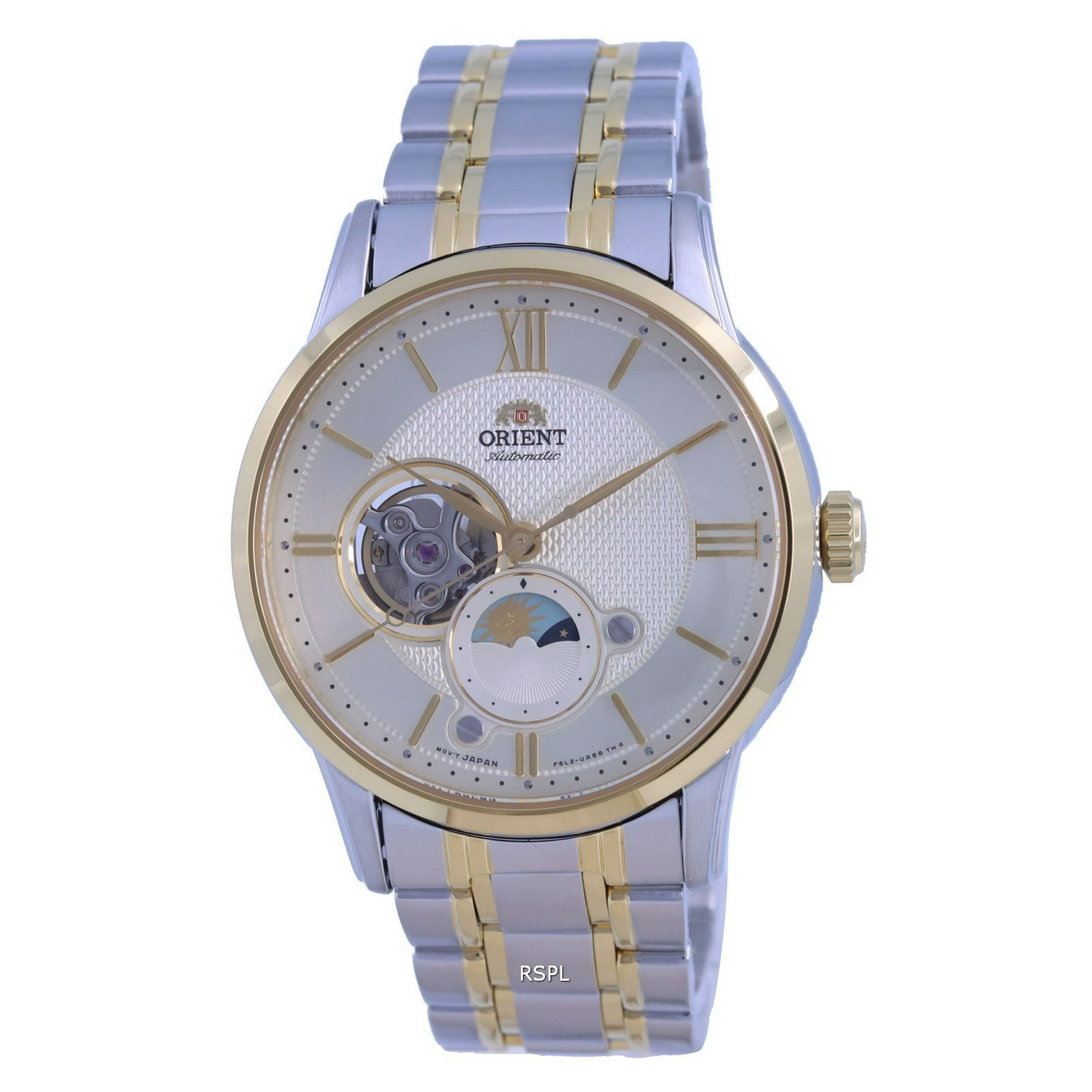 Reloj Orient Classic Sun & Moon Open Heart Automatic RA-AS0007S10B RA-AS0007S30B Men's Watch | Lider