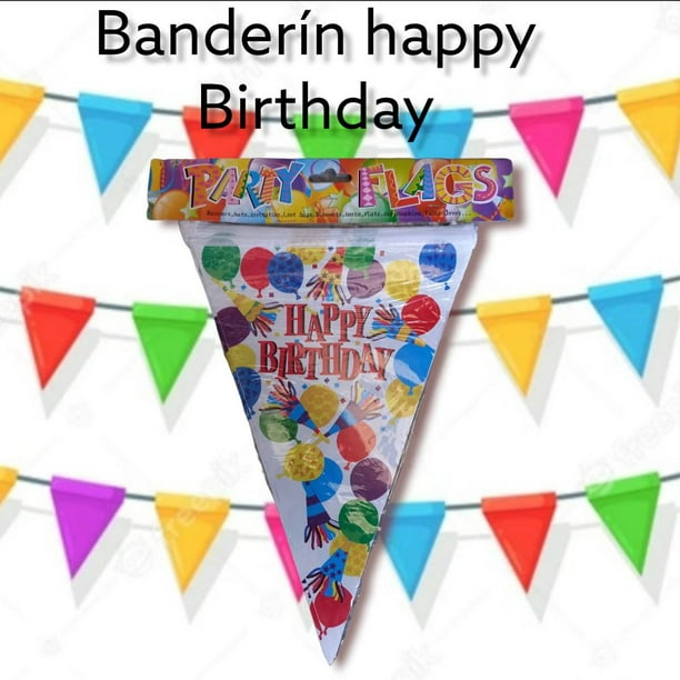 Banderín Happy Birthday | Lider