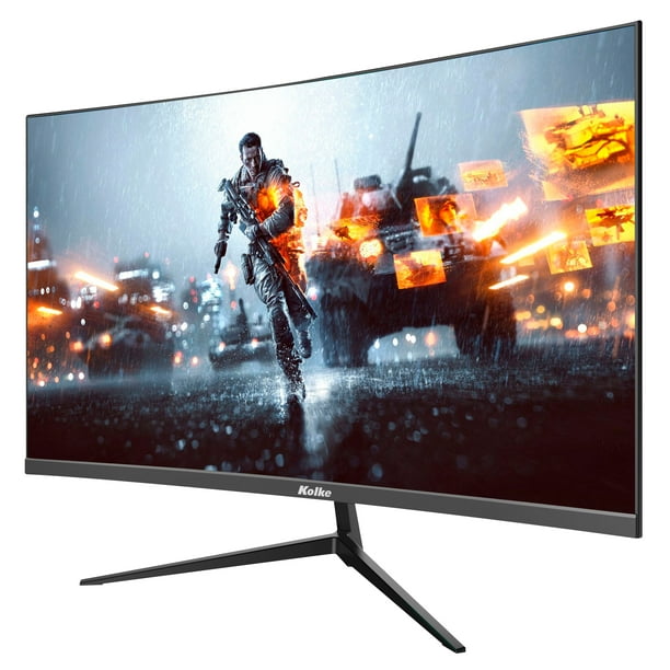 Monitor Curvo Gamer Kolke 24" 200Hz 1Ms FHD Luz RGB | Lider