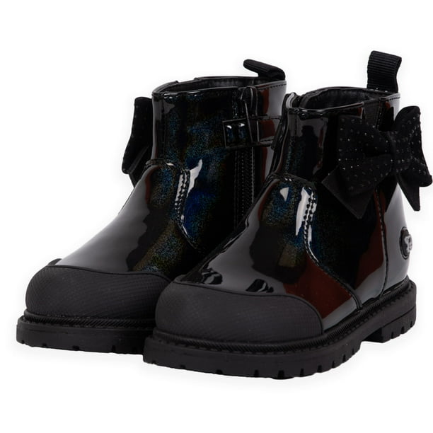 Botin Bebé Niña Negro Pillin | Lider