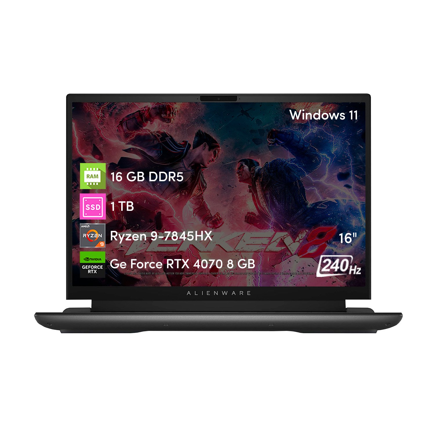 Alienware M16 Ryzen 9 16Gb 1Tb Ssd Rtx4070 8Gb 16" W11 | Lider