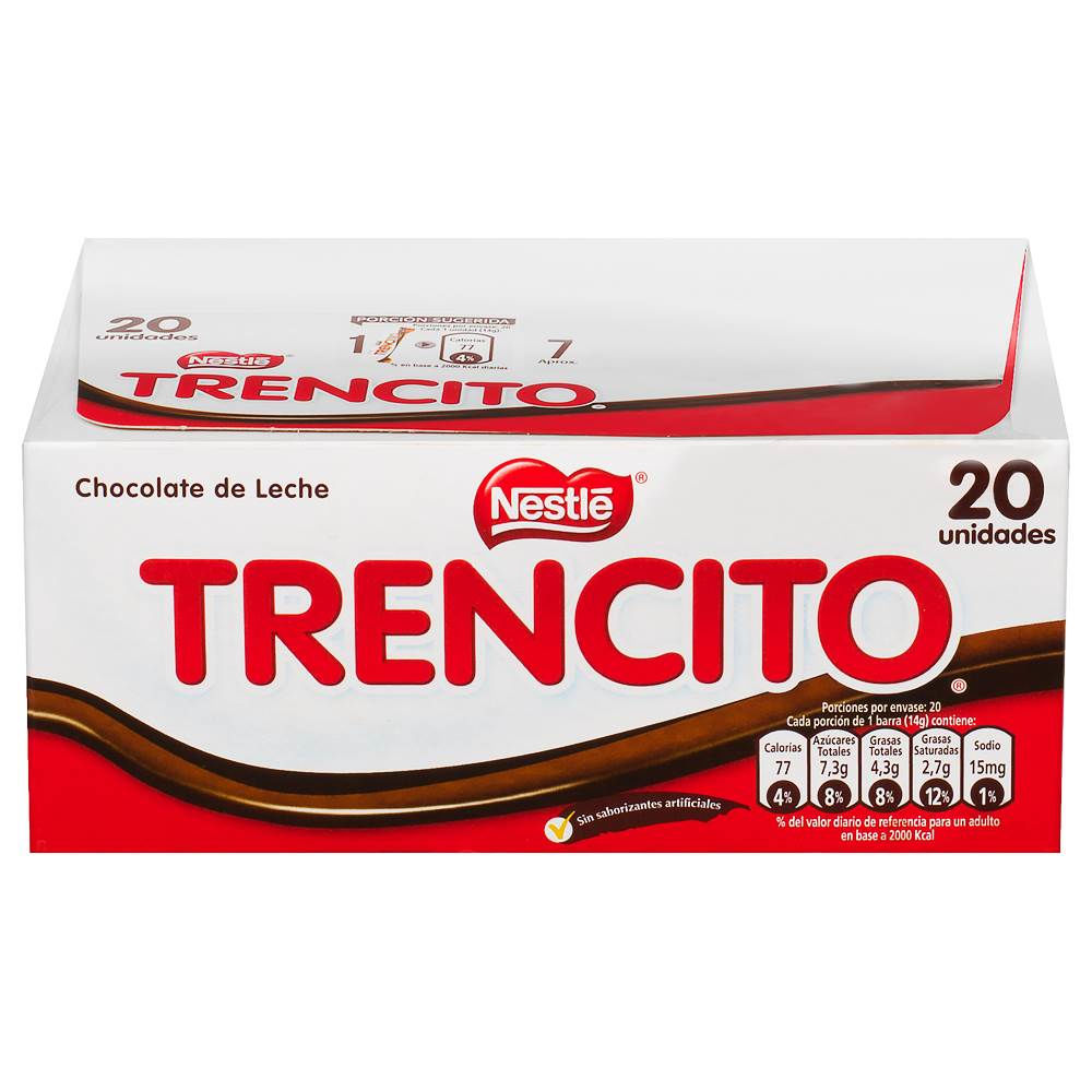 Display Chocolate Trencito 14gr | Lider
