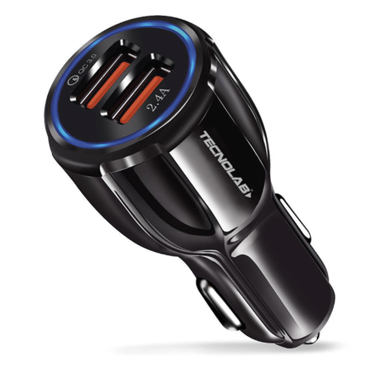 Cargador Para Auto 2 Puertos Usb Carga Rapida Qc3.0 | Lider