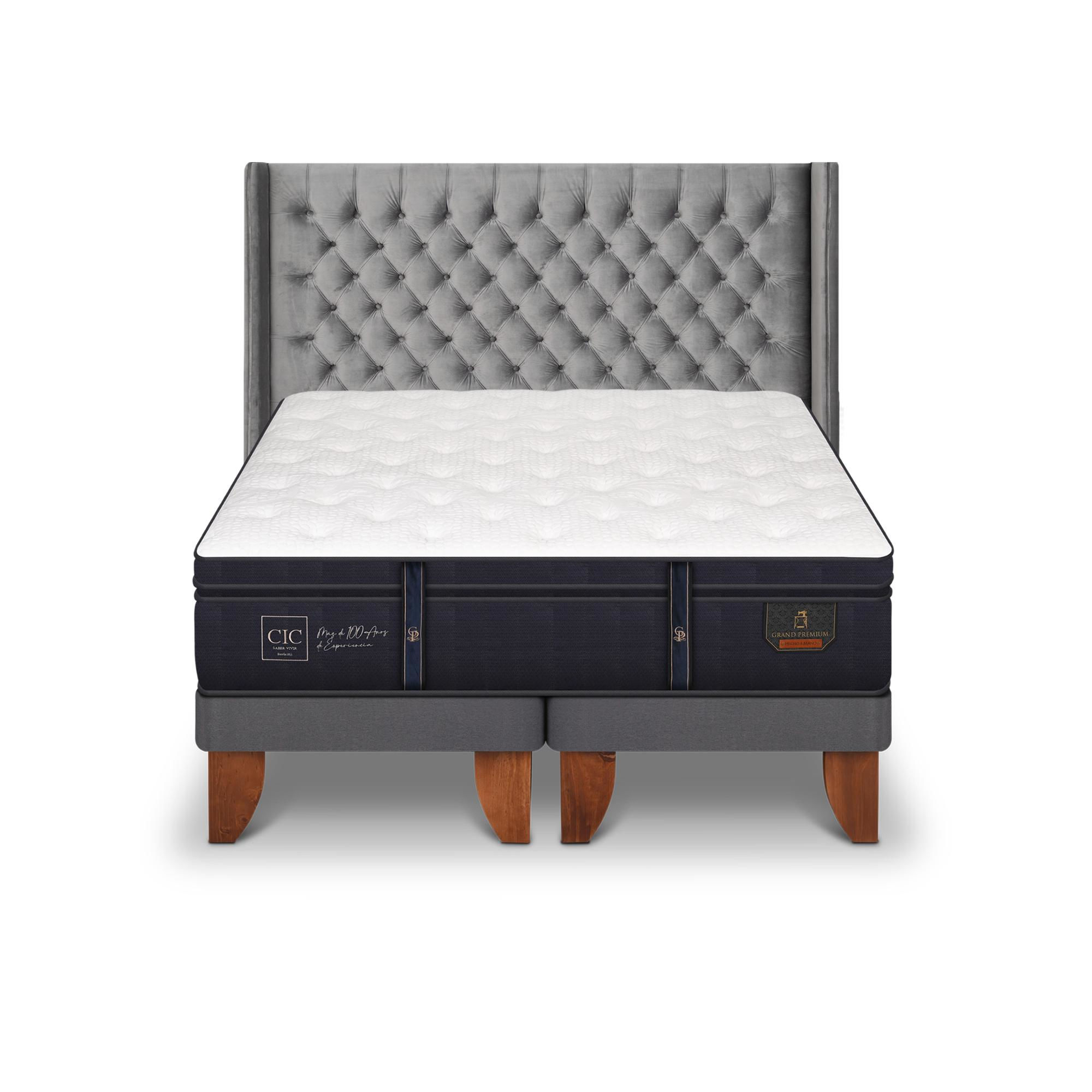 Cama Europea Grand Premium Super King Base Dividida | Lider