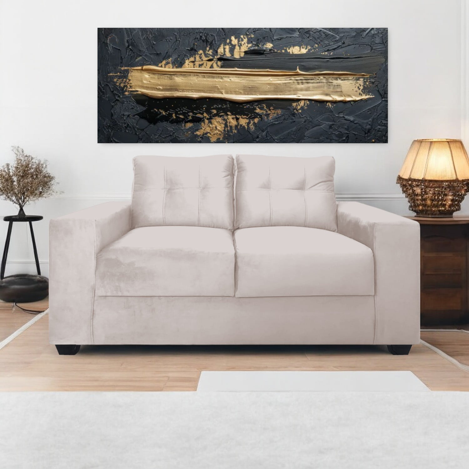 Sofa Giulia 2 Cuerpos Beige | Lider