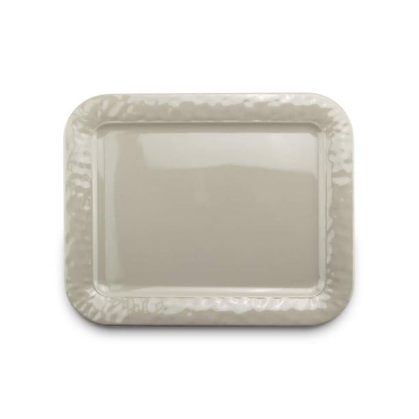 Bandeja Melamina Provenzal Taupe 38cm - Resistente y Ligera | Lider