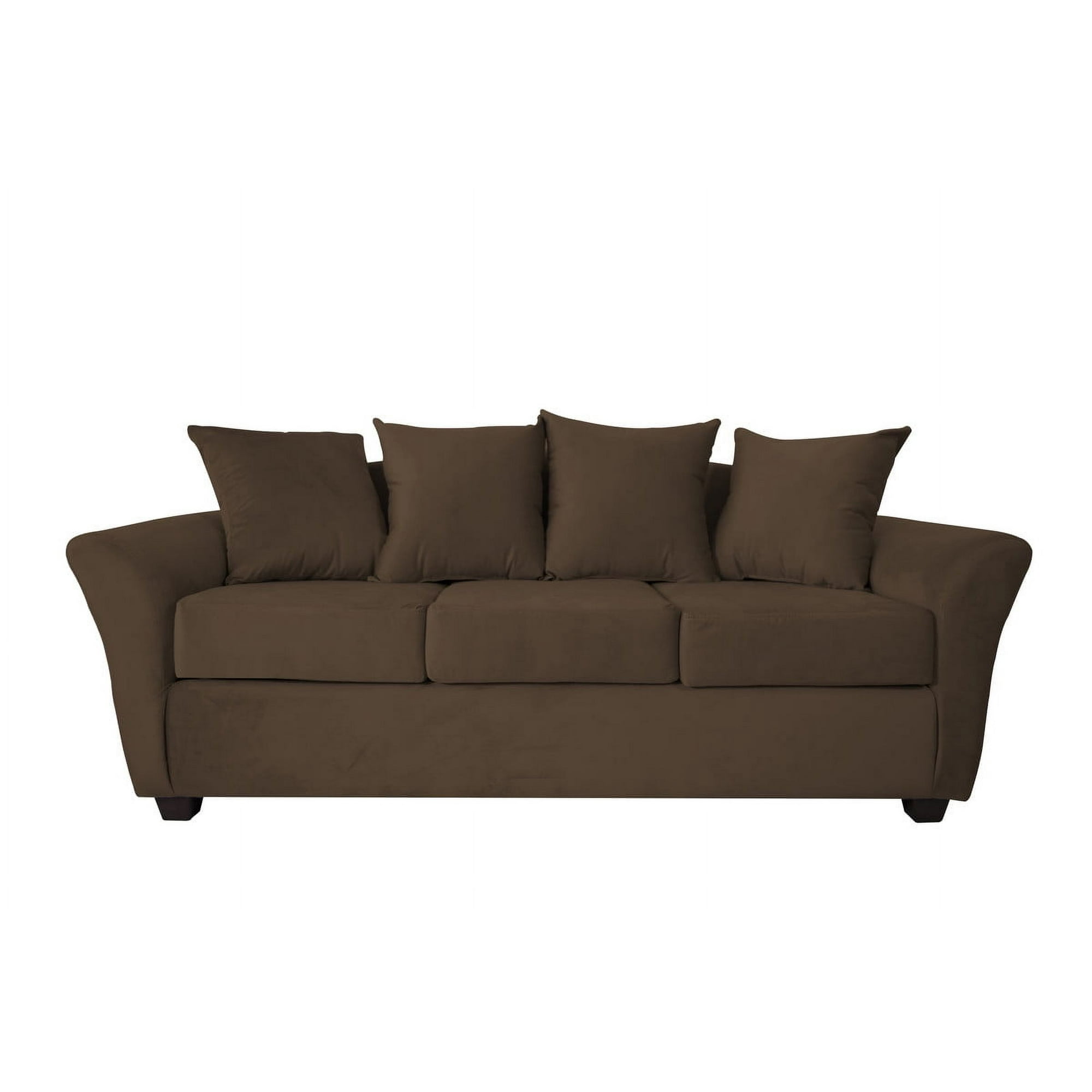 Sofa 3C Gaviota Felpa Café | Lider