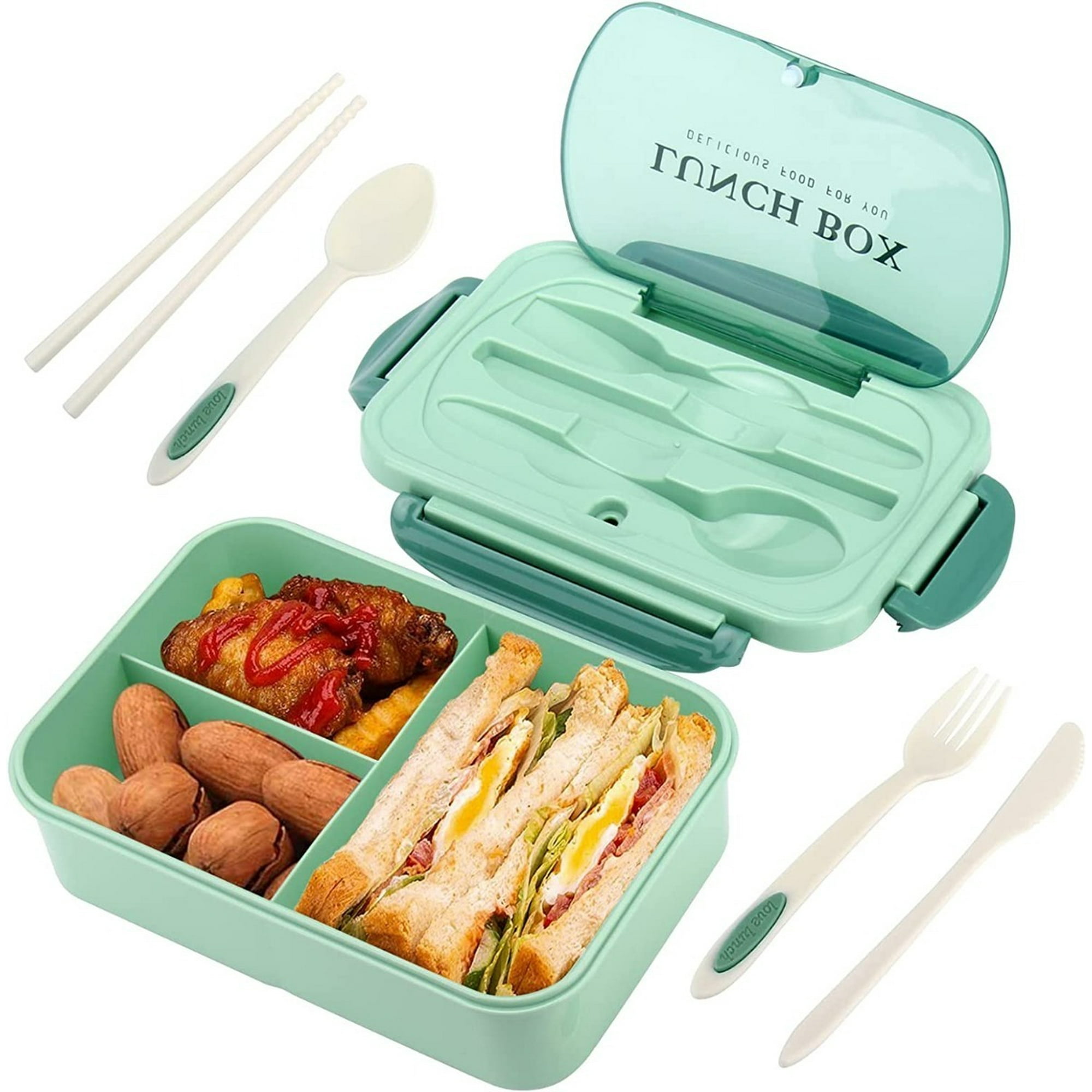 Taper Hermico Para Comidas Contenedor + Cubiertos | Lider