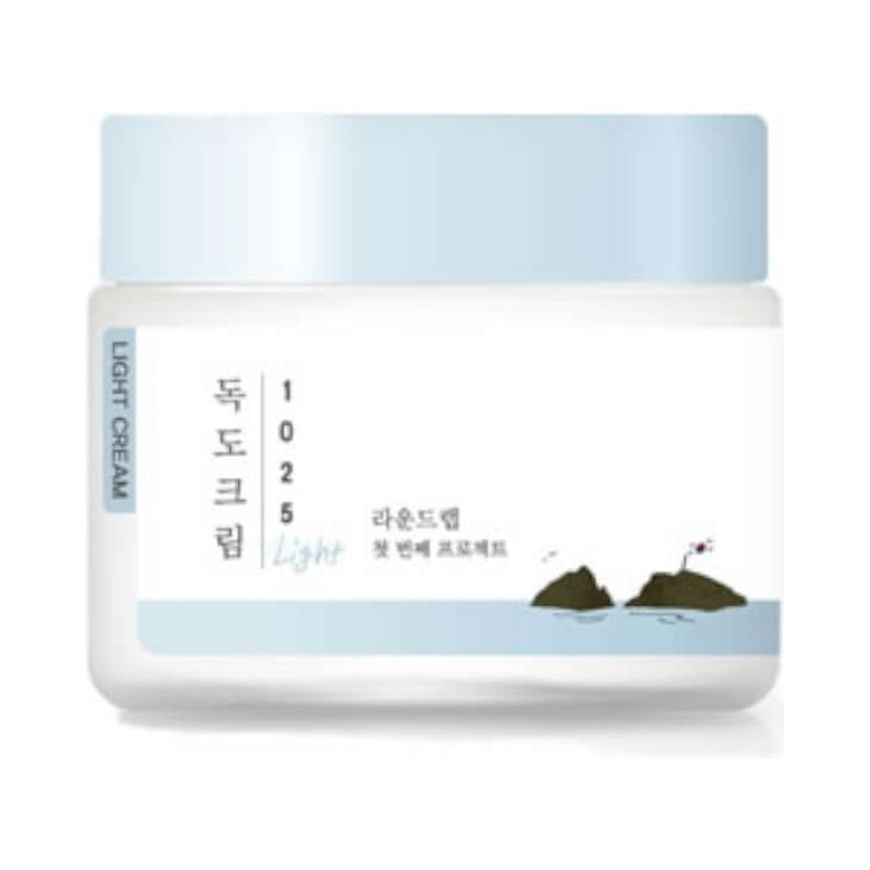 Crema hidratante coreana 1025 Dokdo Light Cream con agua de mar y ...