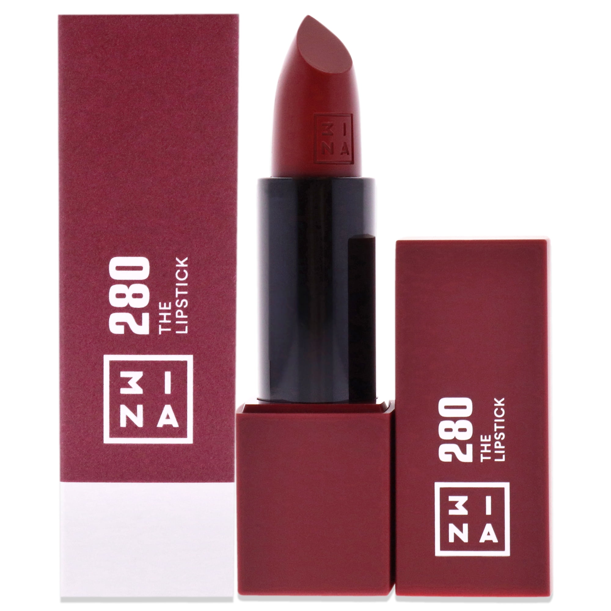 El Lápiz Labial - Rojo Oscuro Brillante De Ina Para Mujer - Lápiz ...