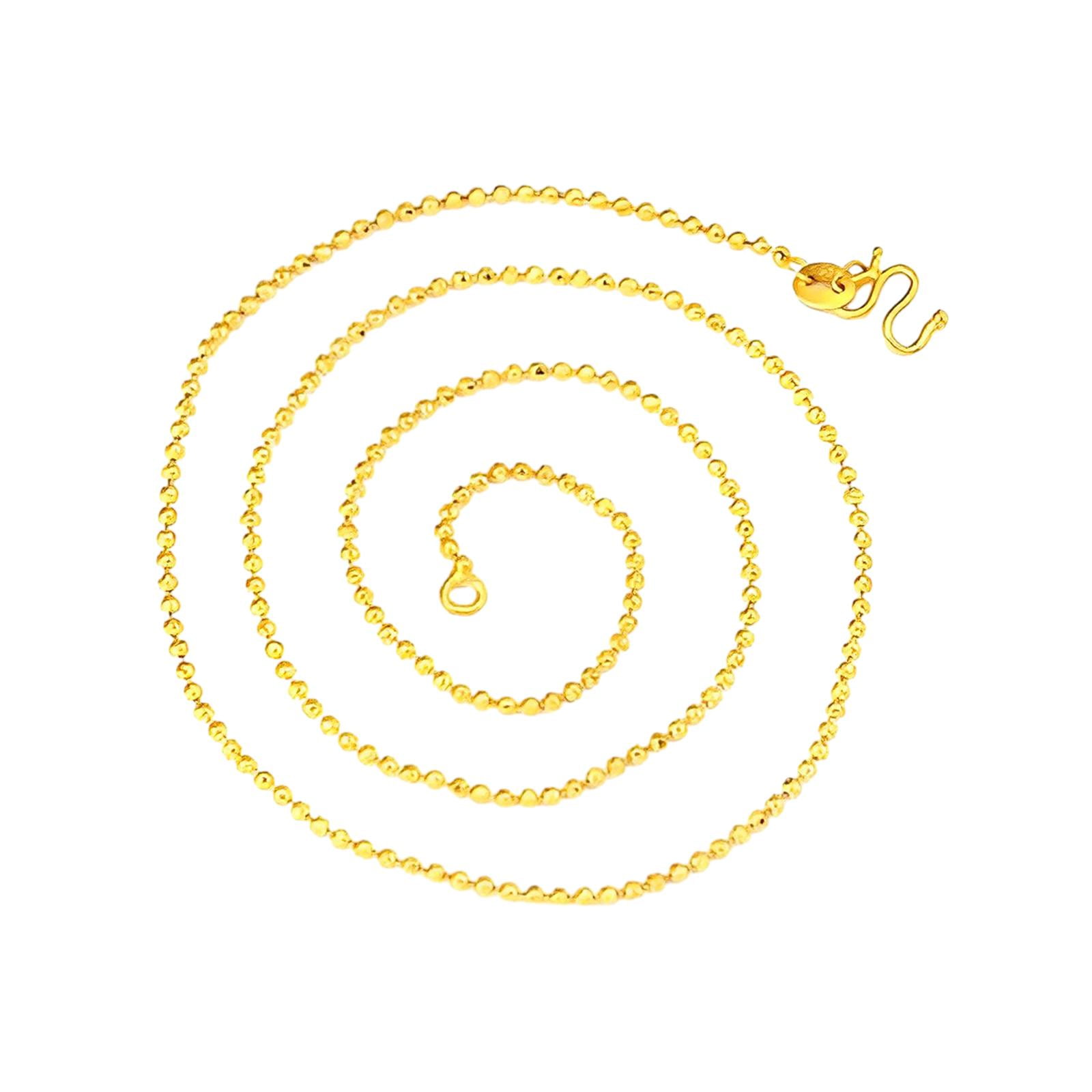 Collar De Cadena De Oro Joyería De Moda Elegante Cadena De Cuello De ...